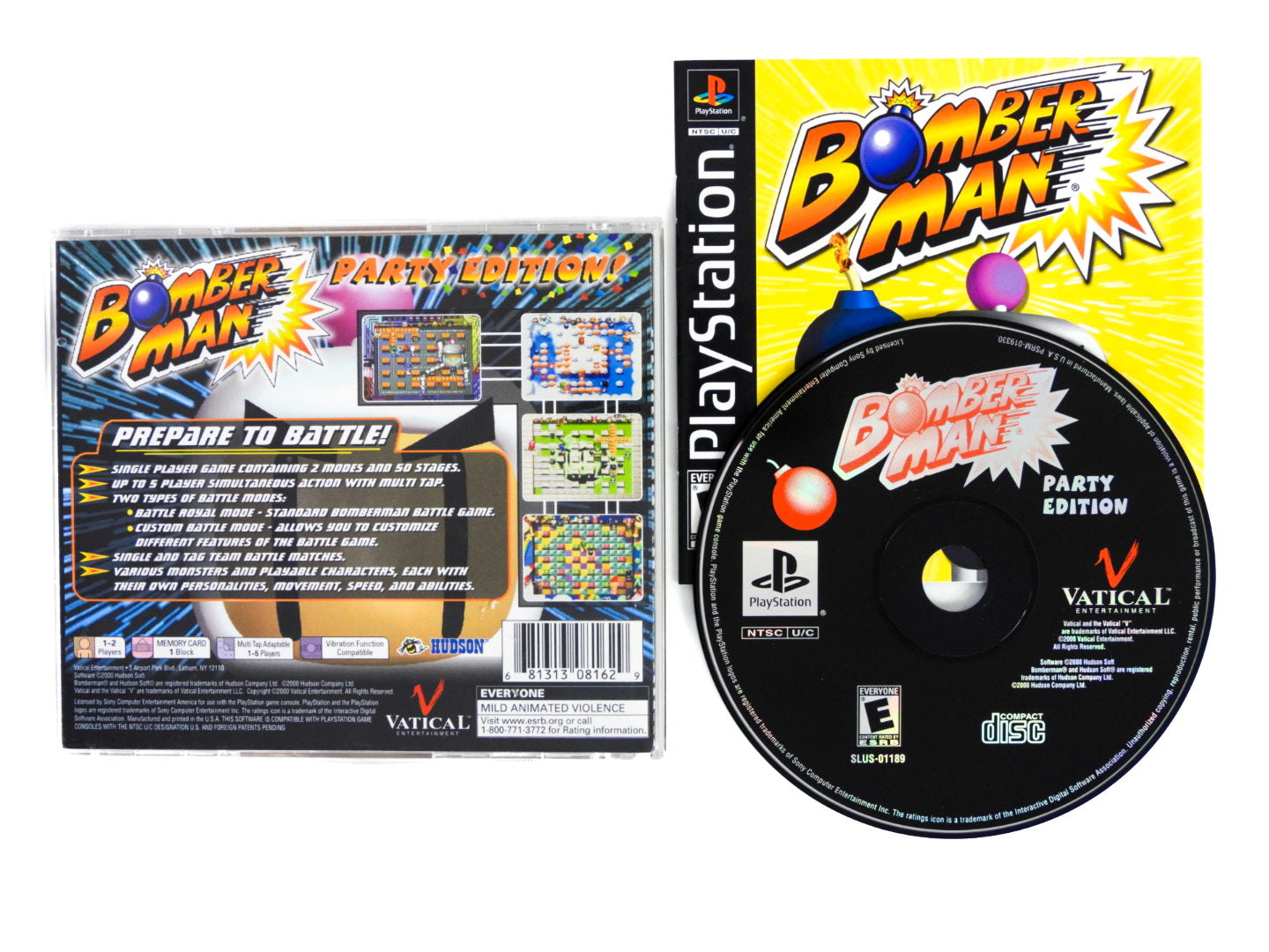 Bomberman Party Edition (Playstation / PS1) – Retro MTL