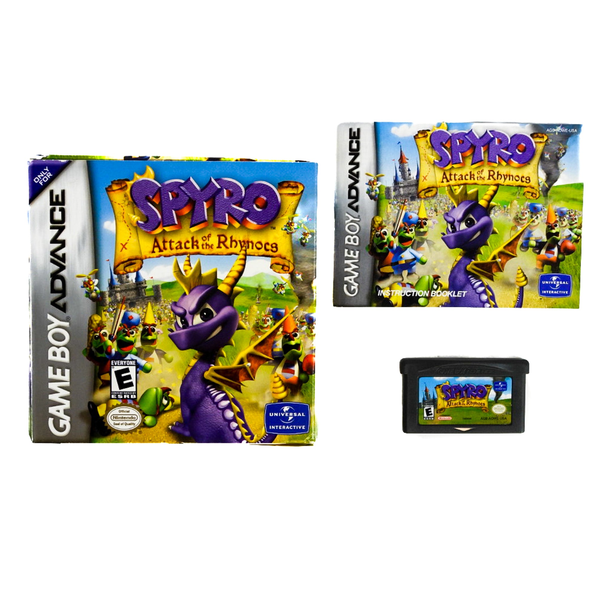 Spyro: Attack of the Rhynocs (Nintendo Game Boy Advance / GBA) – Retro MTL