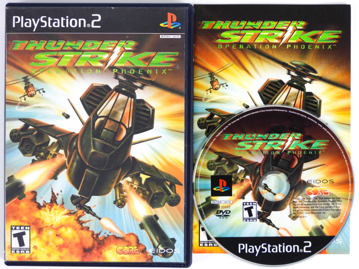 Thunder Strike: Operation Phoenix (PlayStation 2 / PS2) – Retro MTL