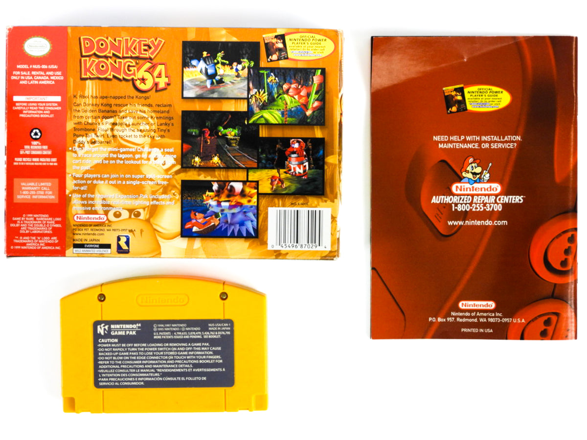 Donkey Kong 64 (Nintendo 64 / N64) – Retro MTL