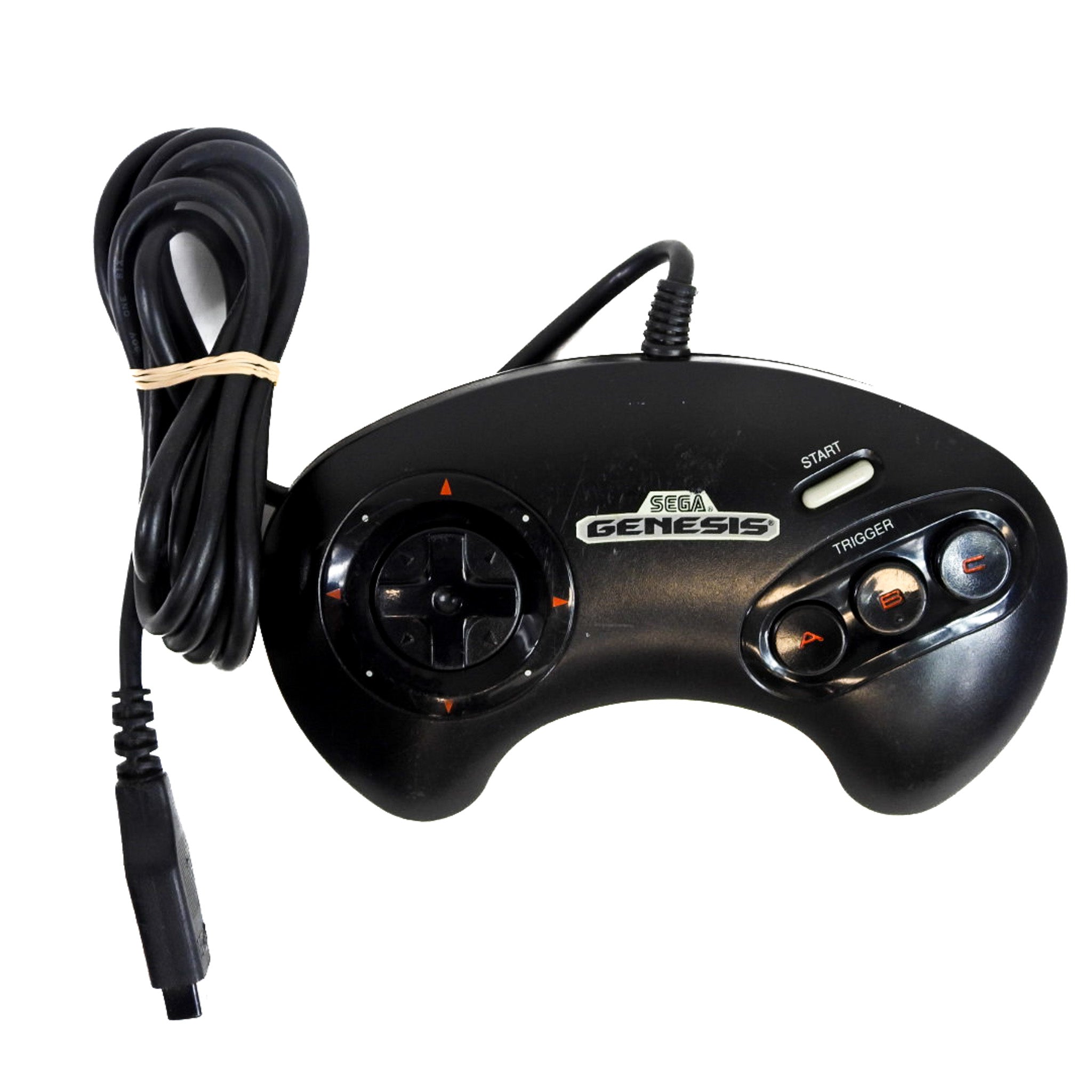 Sega Genesis 3 Button Controller [Red Button] (Sega Genesis) – Retro MTL