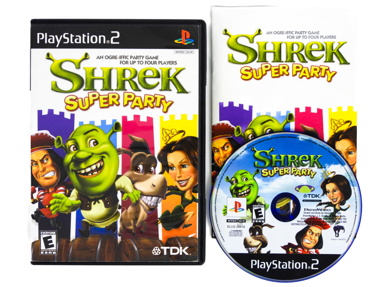 Shrek Super Party (PlayStation 2 / PS2) – Retro MTL