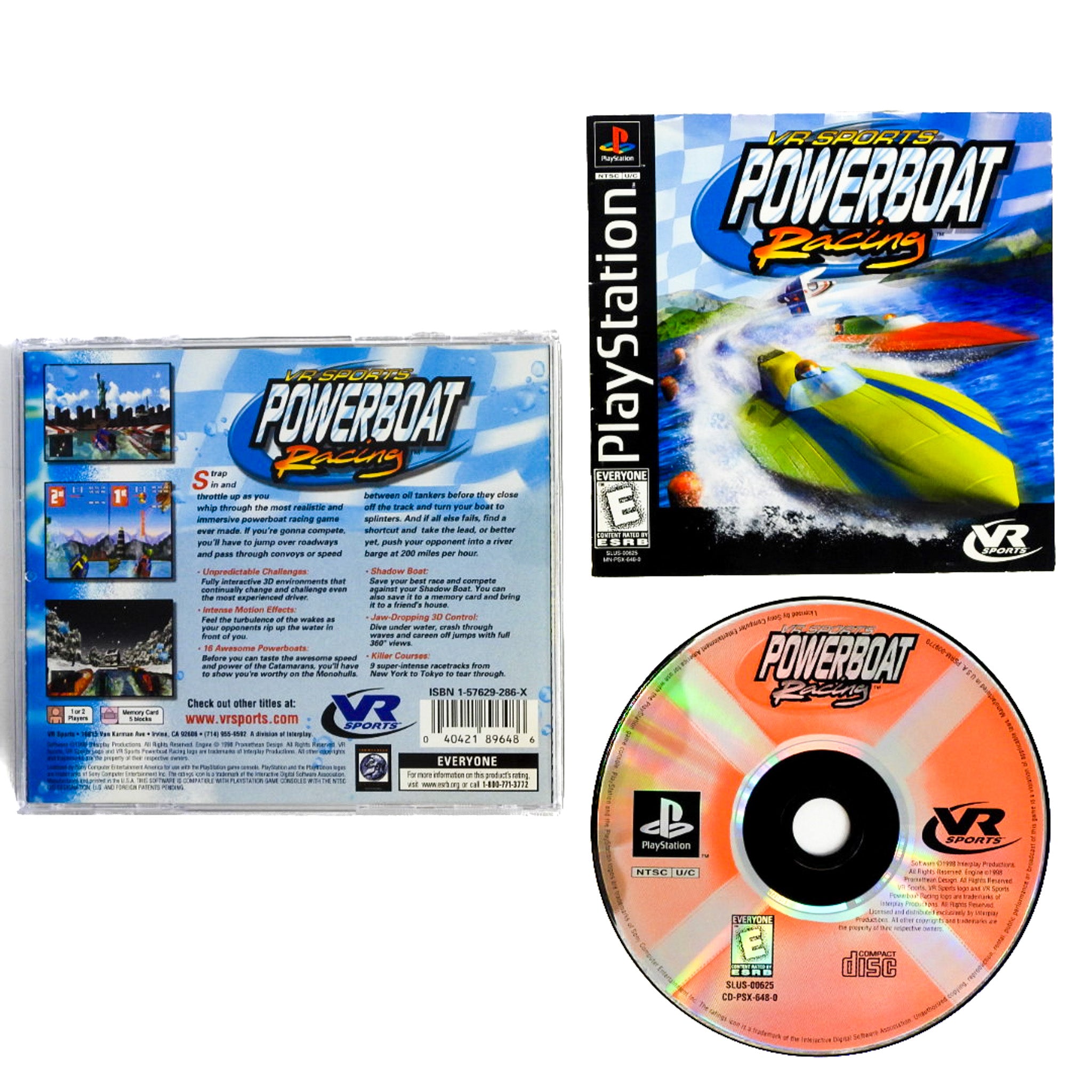 VR Sports Powerboat Racing (PlayStation / PS1) – Retro MTL