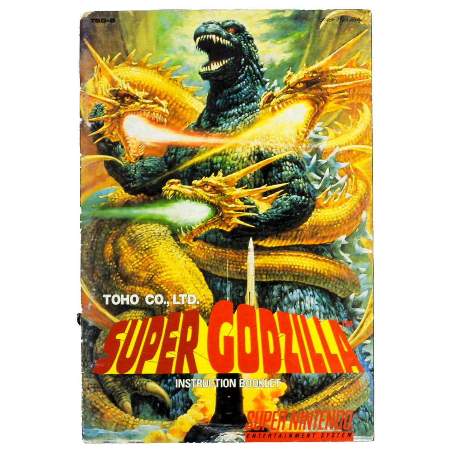 Super Godzilla [Manual] (Super Nintendo / SNES) – Retro MTL