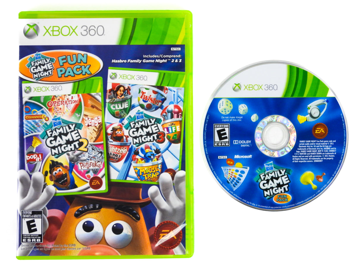Hasbro Family Game Night Fun Pack (Xbox 360) – RetroMTL