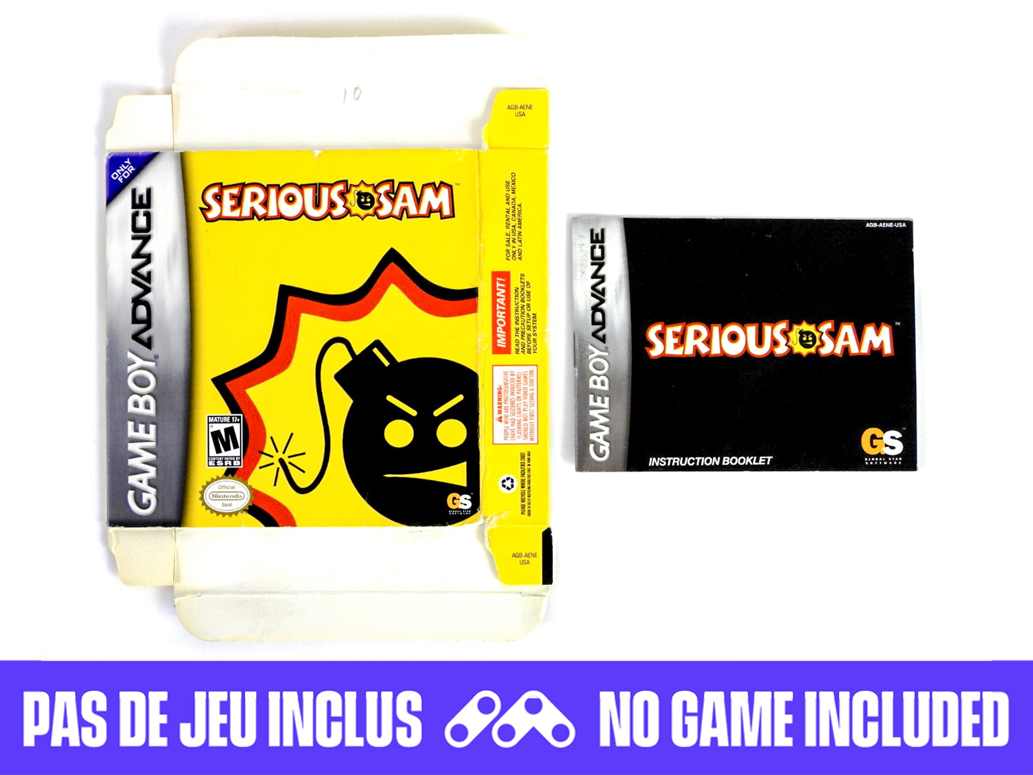 Serious Sam Advance [Box] (Nintendo Game Boy Advance / GBA) – Retro MTL