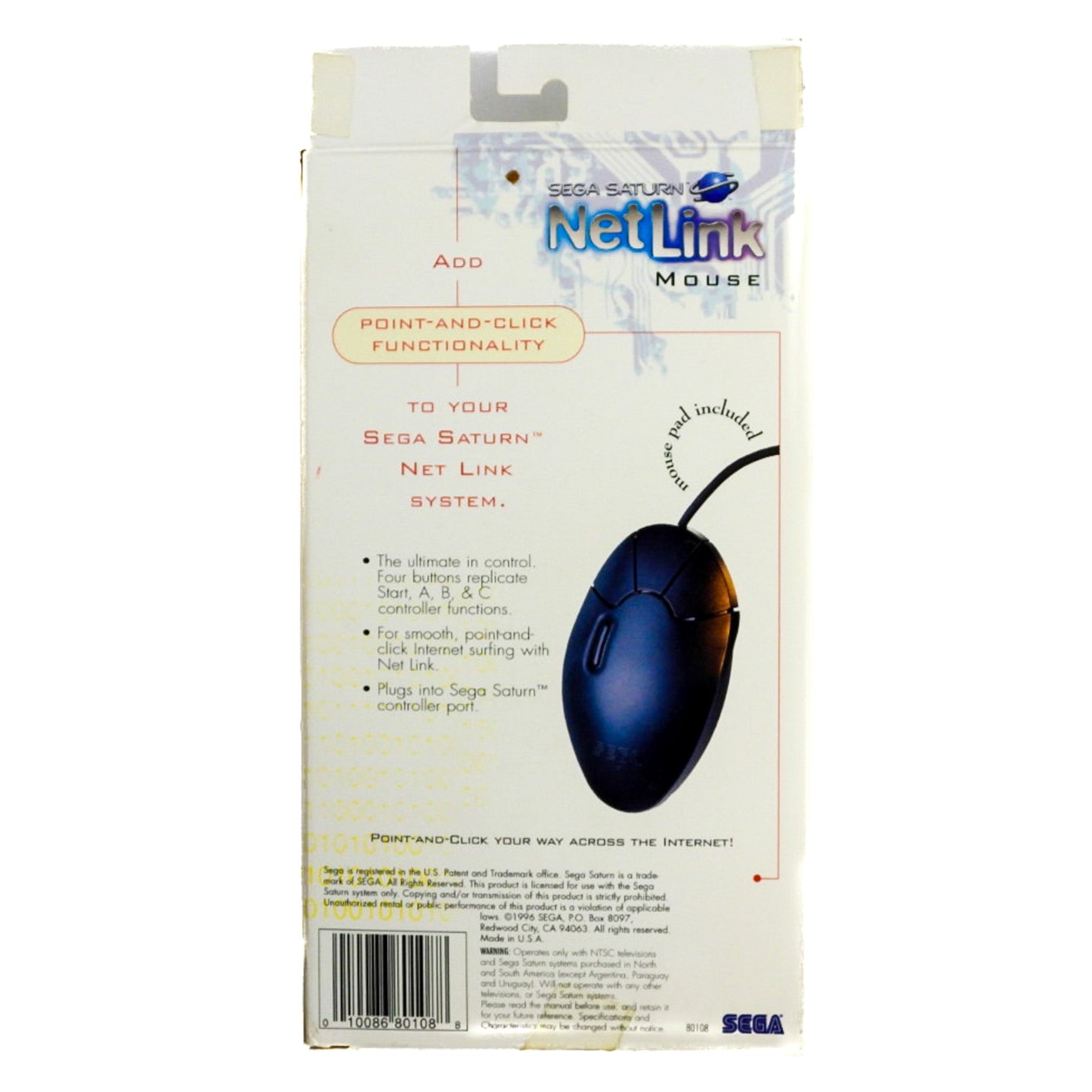 Sega Saturn NetLink Mouse (Sega Saturn) – Retro MTL