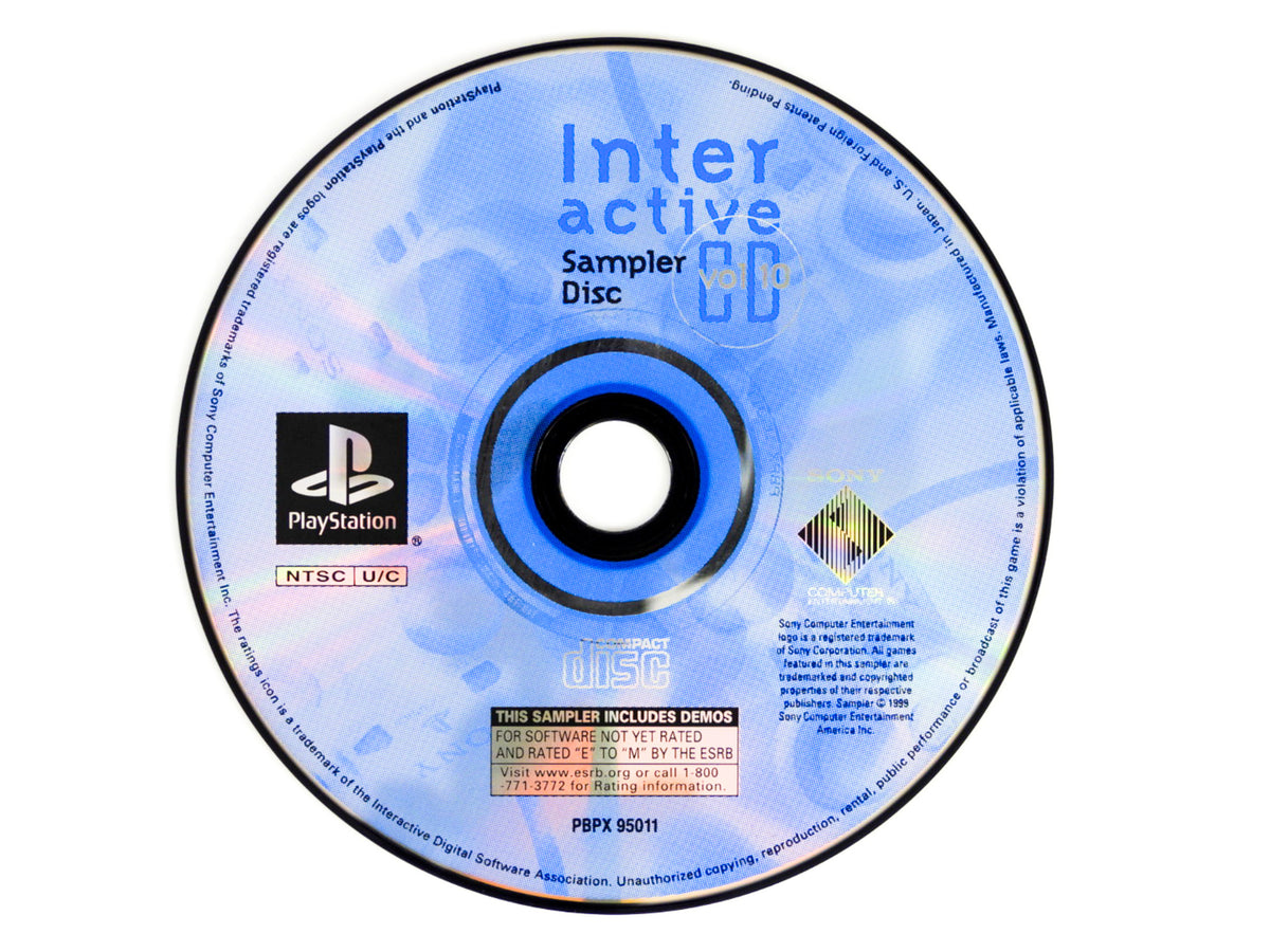 Interactive CD Sampler Disk Volume 10 (Playstation / PS1) – Retro MTL