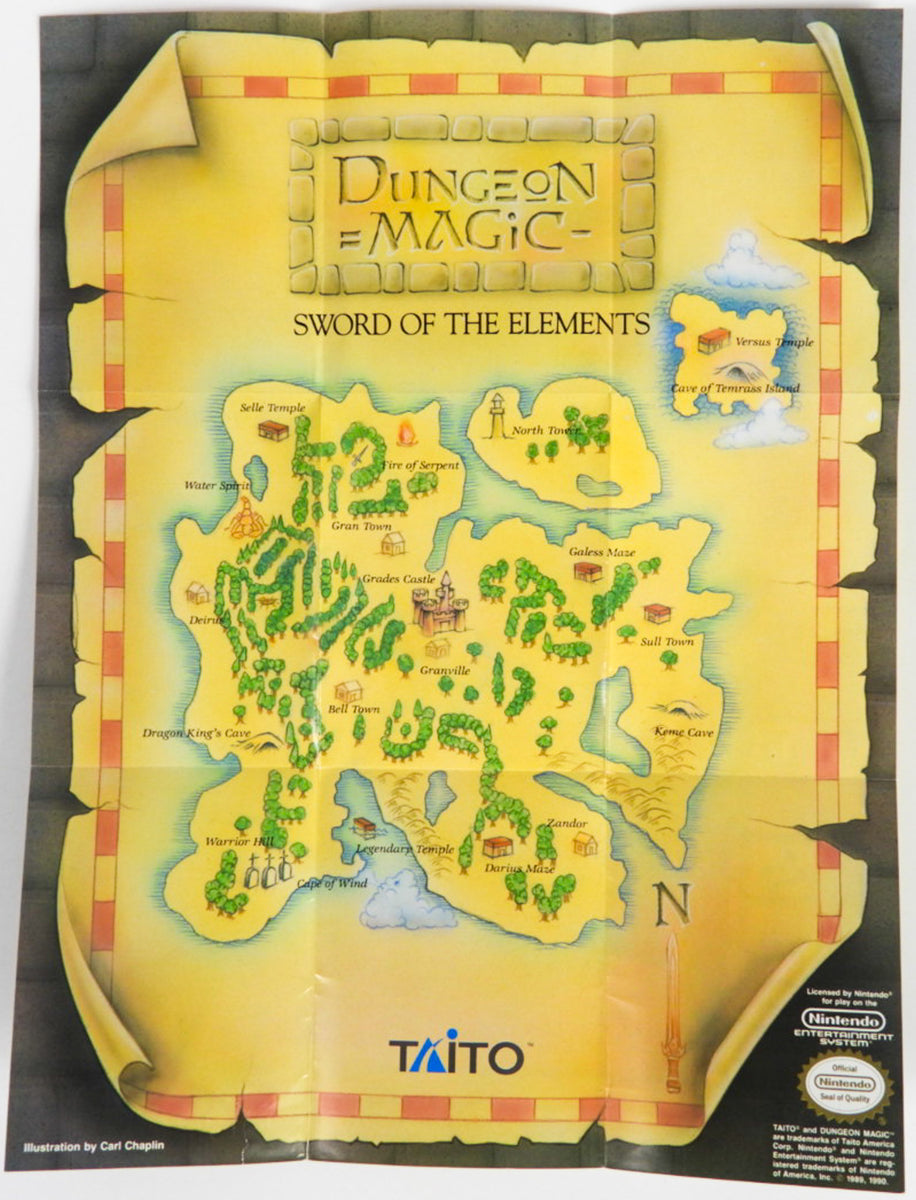 Dungeon Magic [Manual] (Nintendo / NES) – RetroMTL