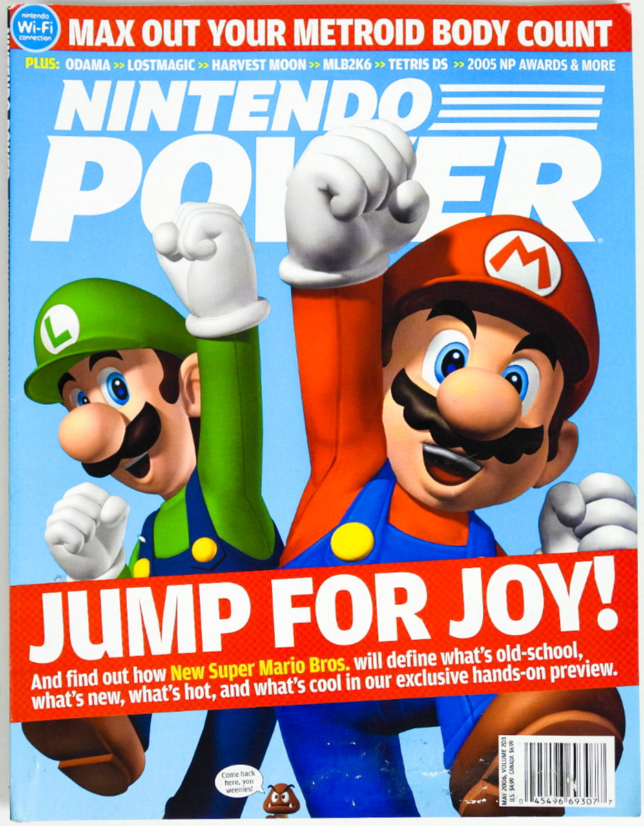 Mario Luigi Jump For Joy [Volume 203] [Nintendo Power] (Magazines ...
