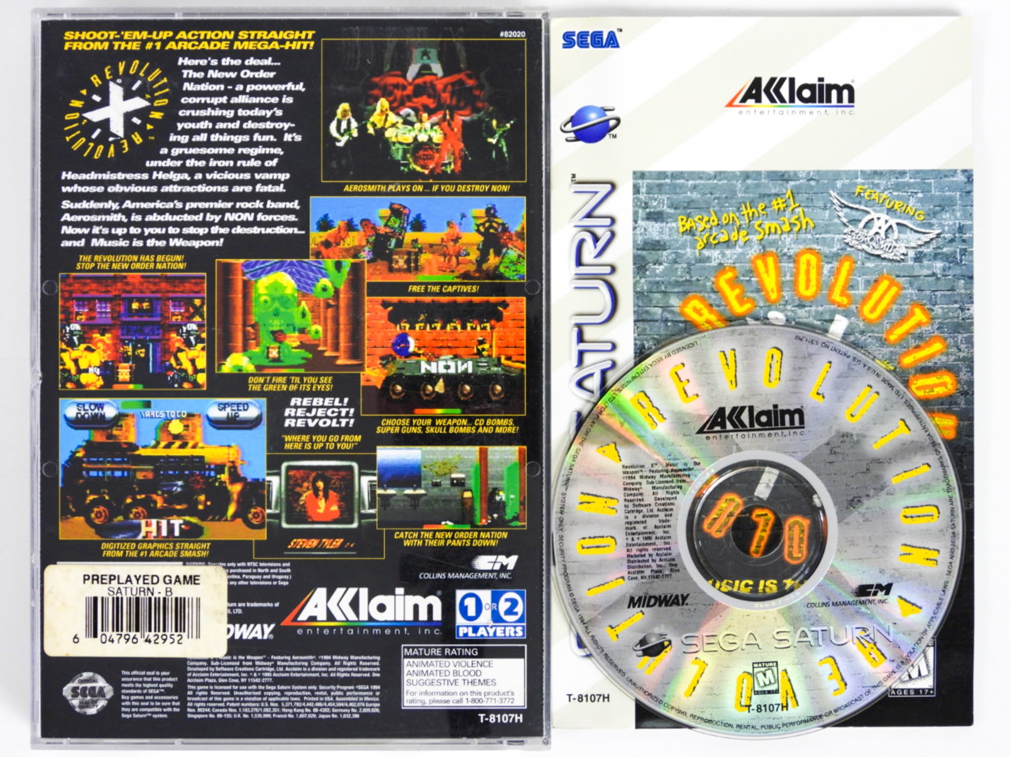 Revolution X (Sega Saturn) – Retro MTL