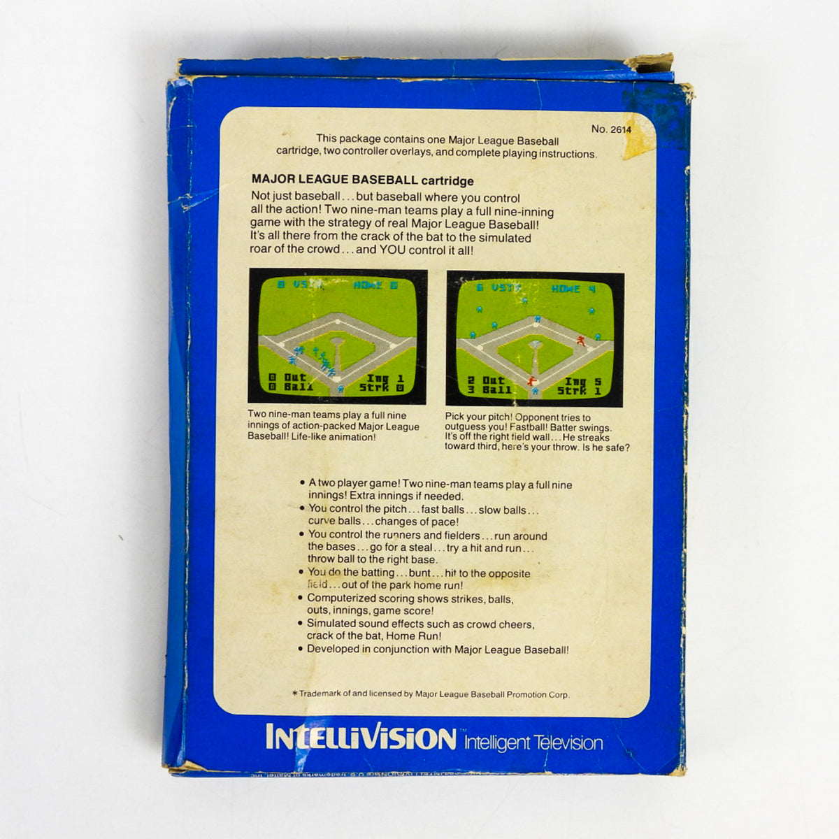Major League Baseball [Box] (Intellivision) – Retro MTL