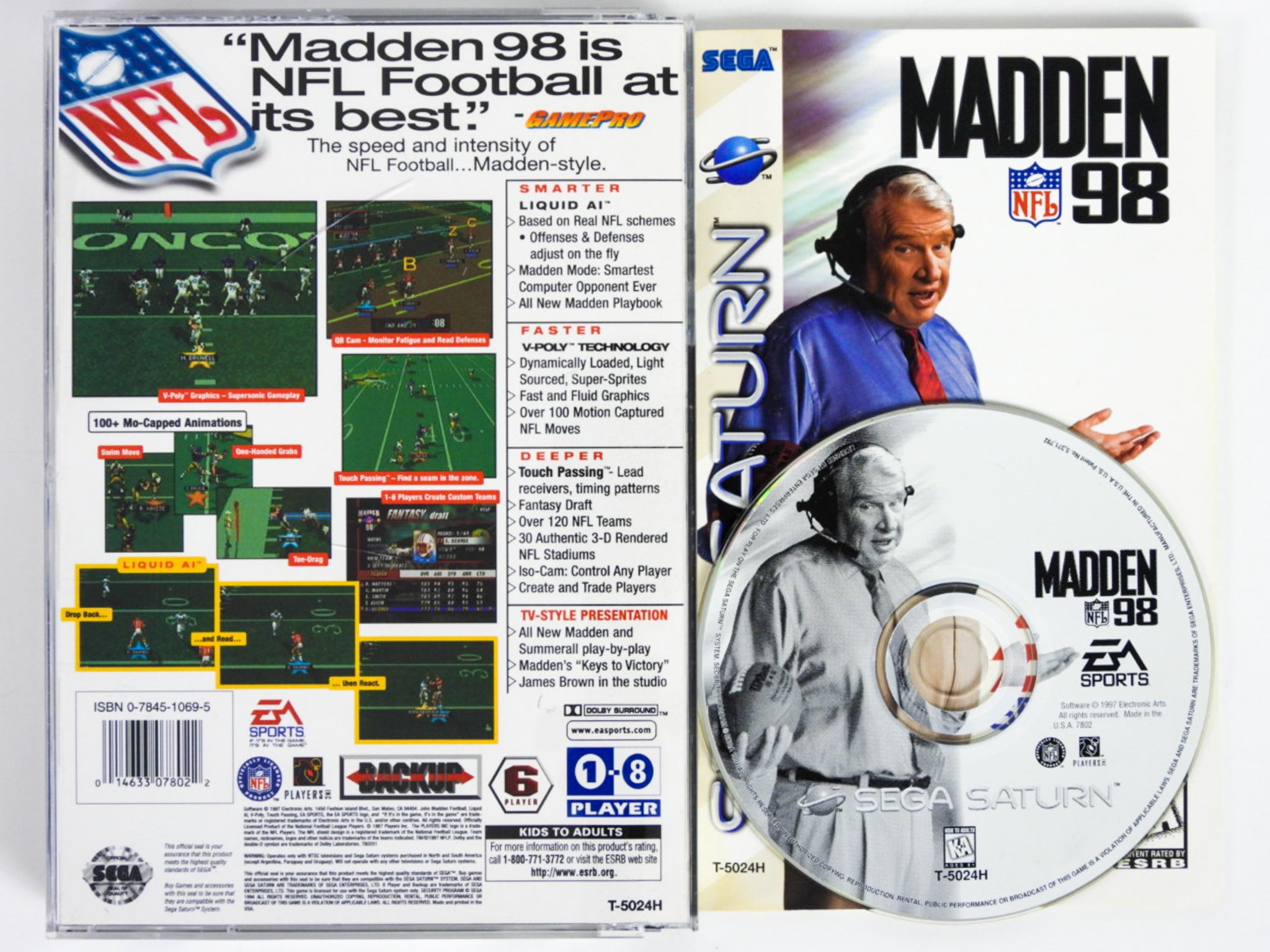 Madden 98 (Sega Saturn) – Retro MTL