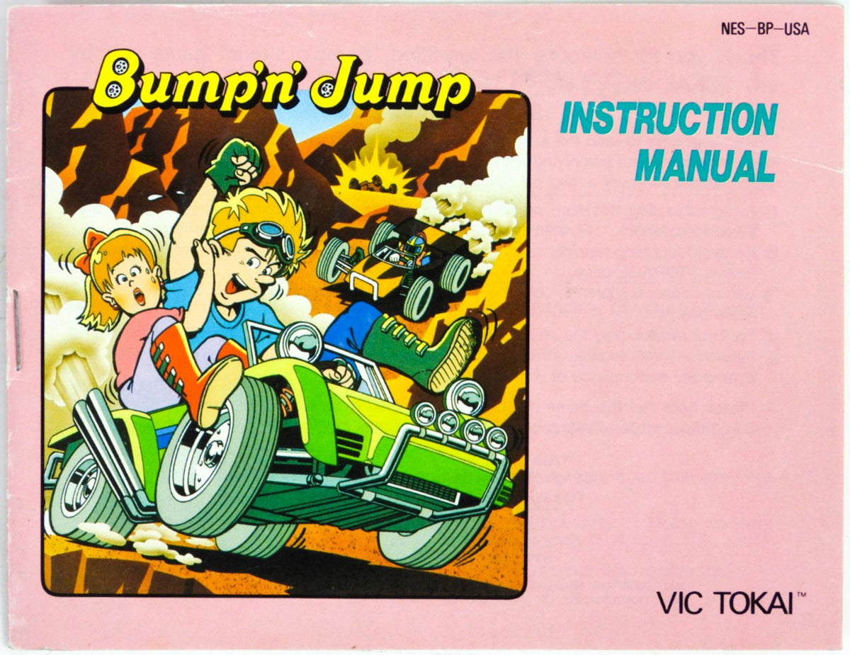 Bump 'N' Jump [Manual] (Nintendo / NES) – RetroMTL