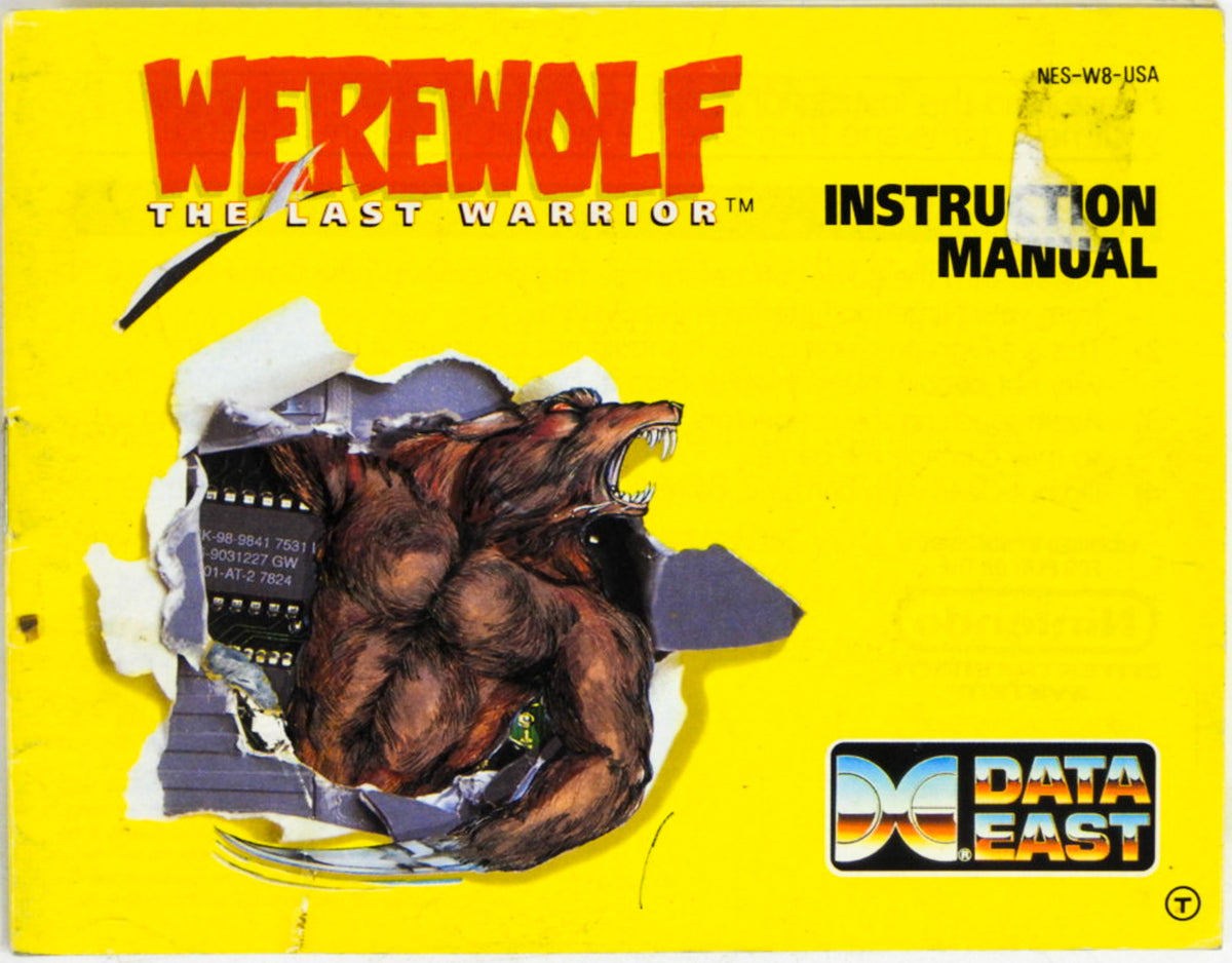 Werewolf [Manual] (Nintendo / NES) – RetroMTL