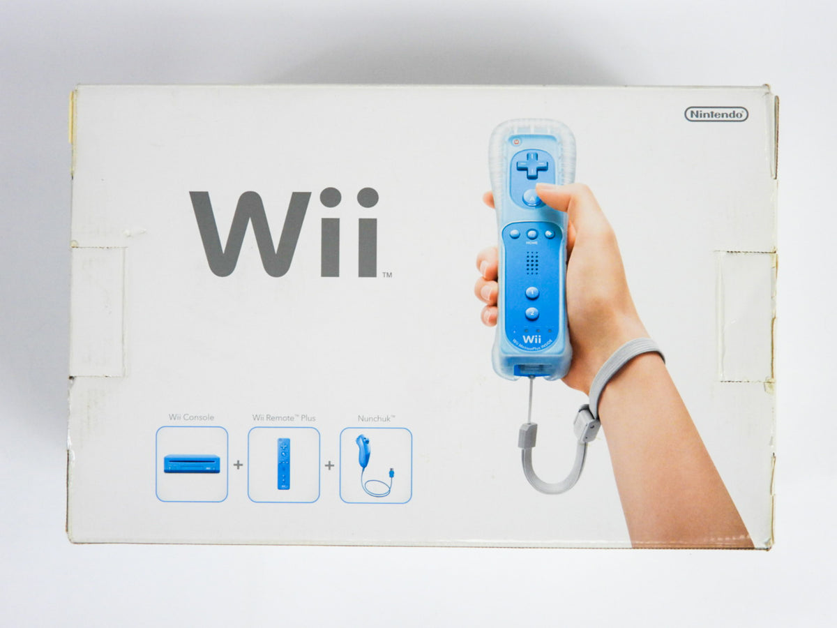 Nintendo Wii System [RVL-101] Blue – RetroMTL