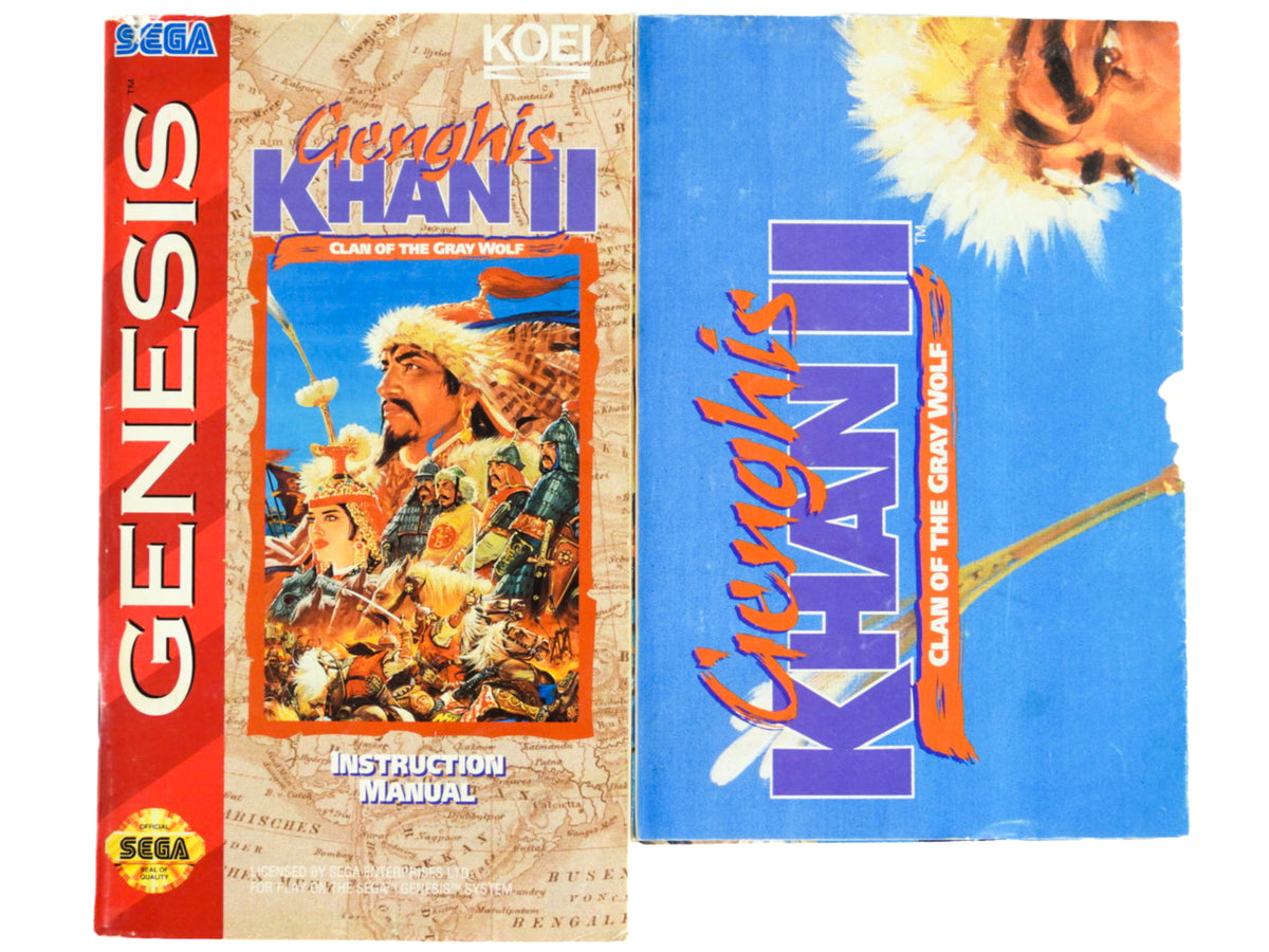 Genghis Khan II Clan of the Gray Wolf (Sega Genesis) – RetroMTL