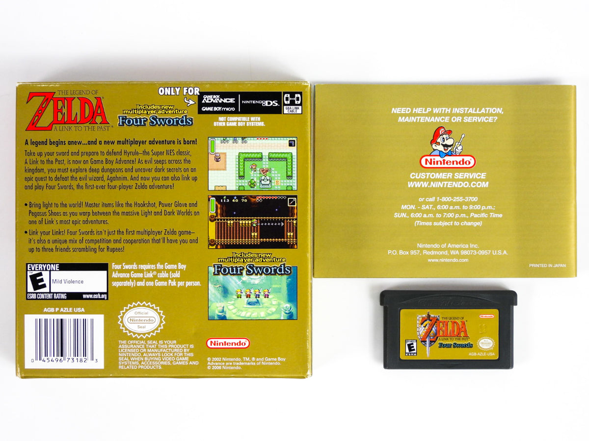 Zelda Link to the Past [Player's Choice] (Nintendo Game Boy Advance ...
