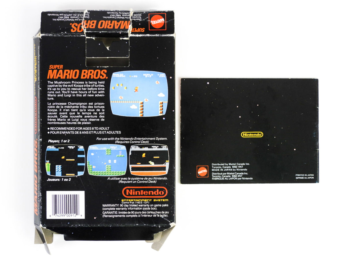 Super Mario Bros [Box] [Mattel] [CAN Version] (Nintendo / NES) – Retro MTL