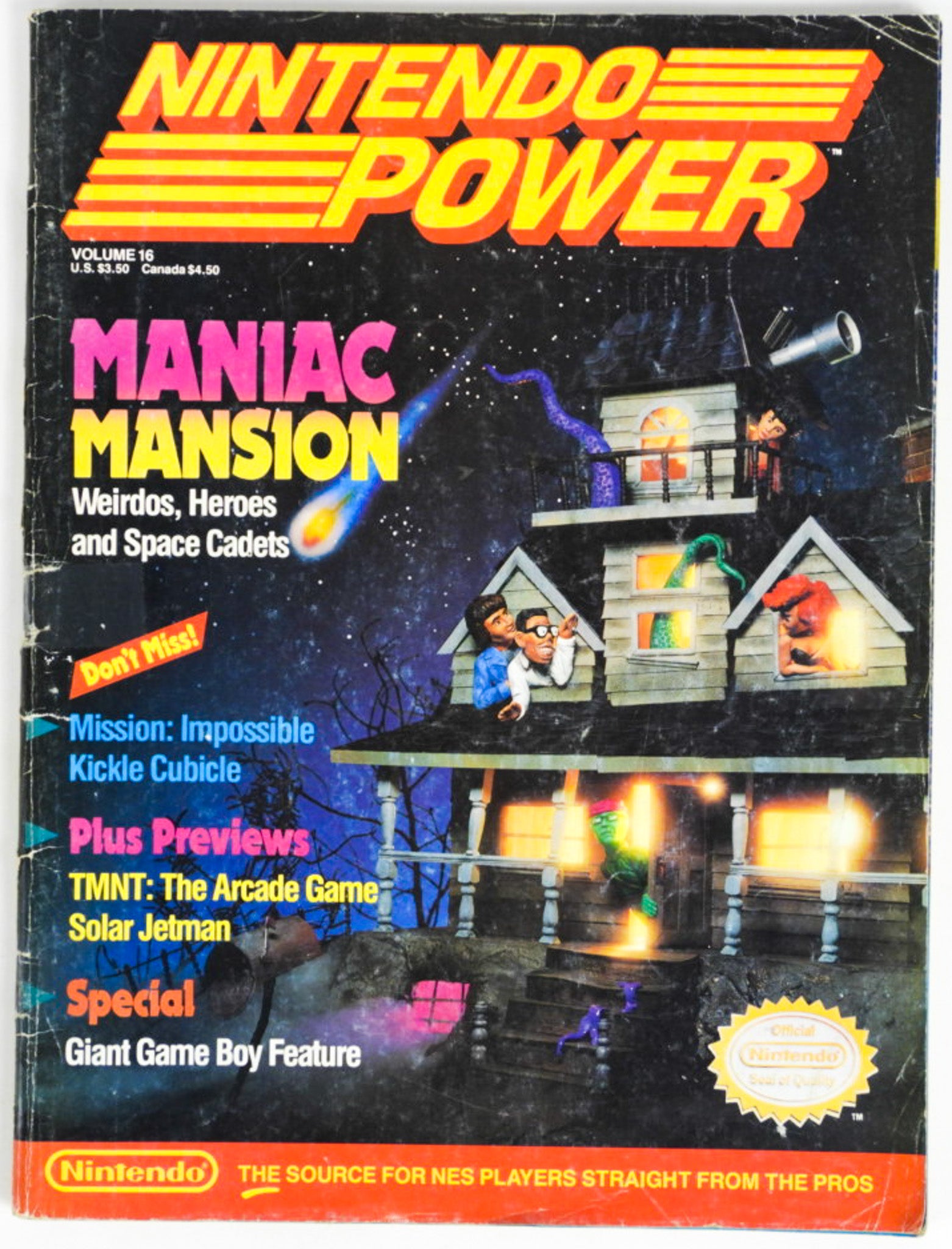 Maniac Mansion [Volume 16] [Nintendo Power] (Magazines) – Retro MTL
