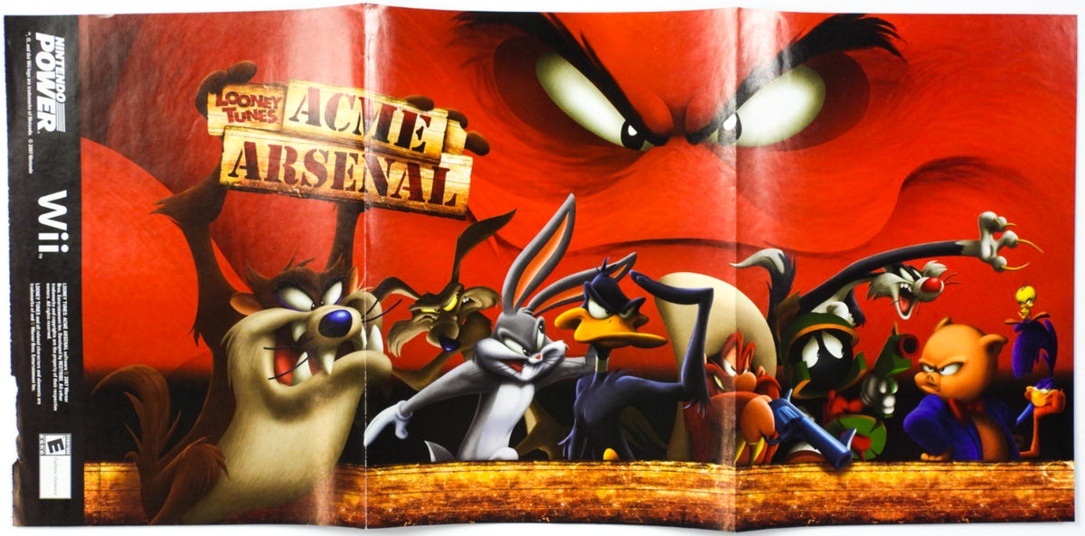 Looney Tunes Acme Arsenal [Nintendo Power] [Poster] (Nintendo Wii ...