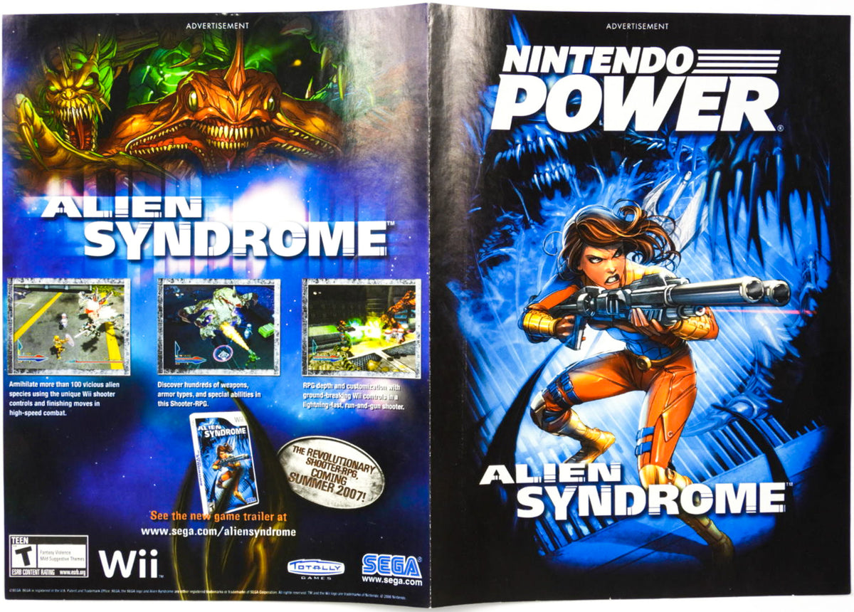 Alien Syndrome Advertisement [Nintendo Power] [Poster] (Nintendo Wii ...