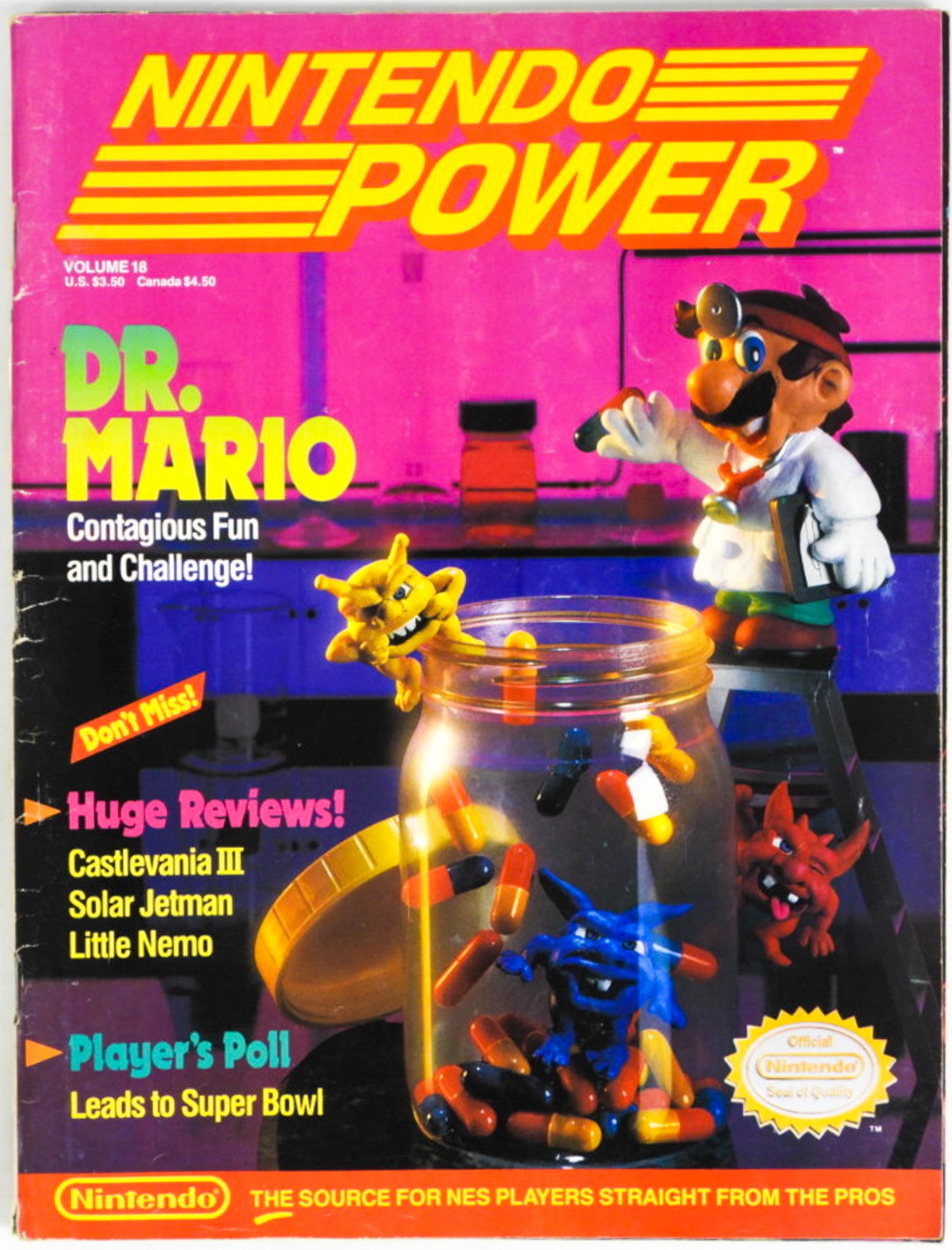 Dr. Mario [Volume 18] [Nintendo Power] (Magazines) – Retro MTL