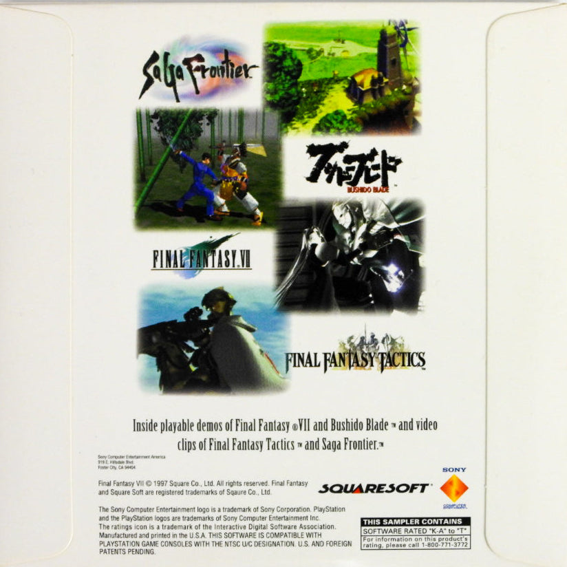 Final Fantasy VII [Preview] [Cardboard Sleeve] (Playstation / PS1 ...