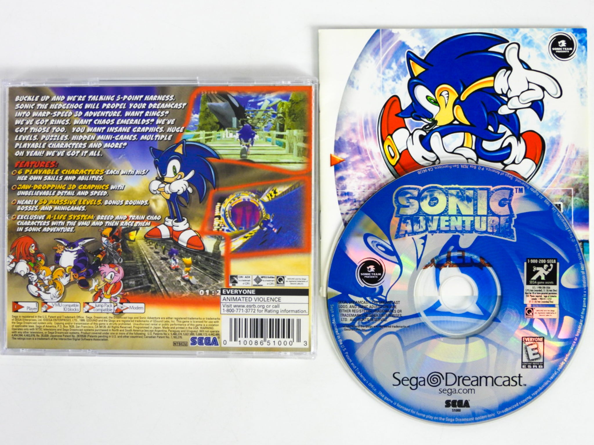Sonic Adventure (Sega Dreamcast) – Retro MTL