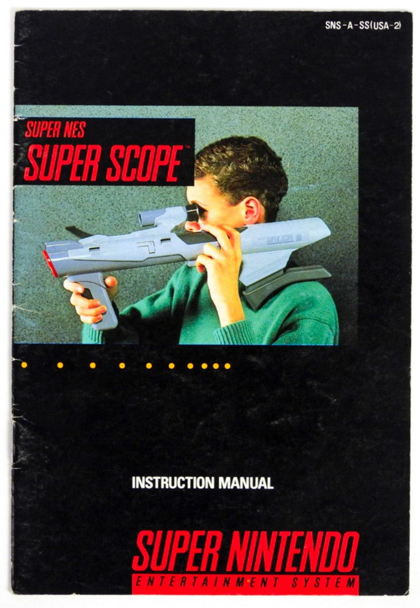 Super Scope [Manual] (Super Nintendo / SNES) – RetroMTL