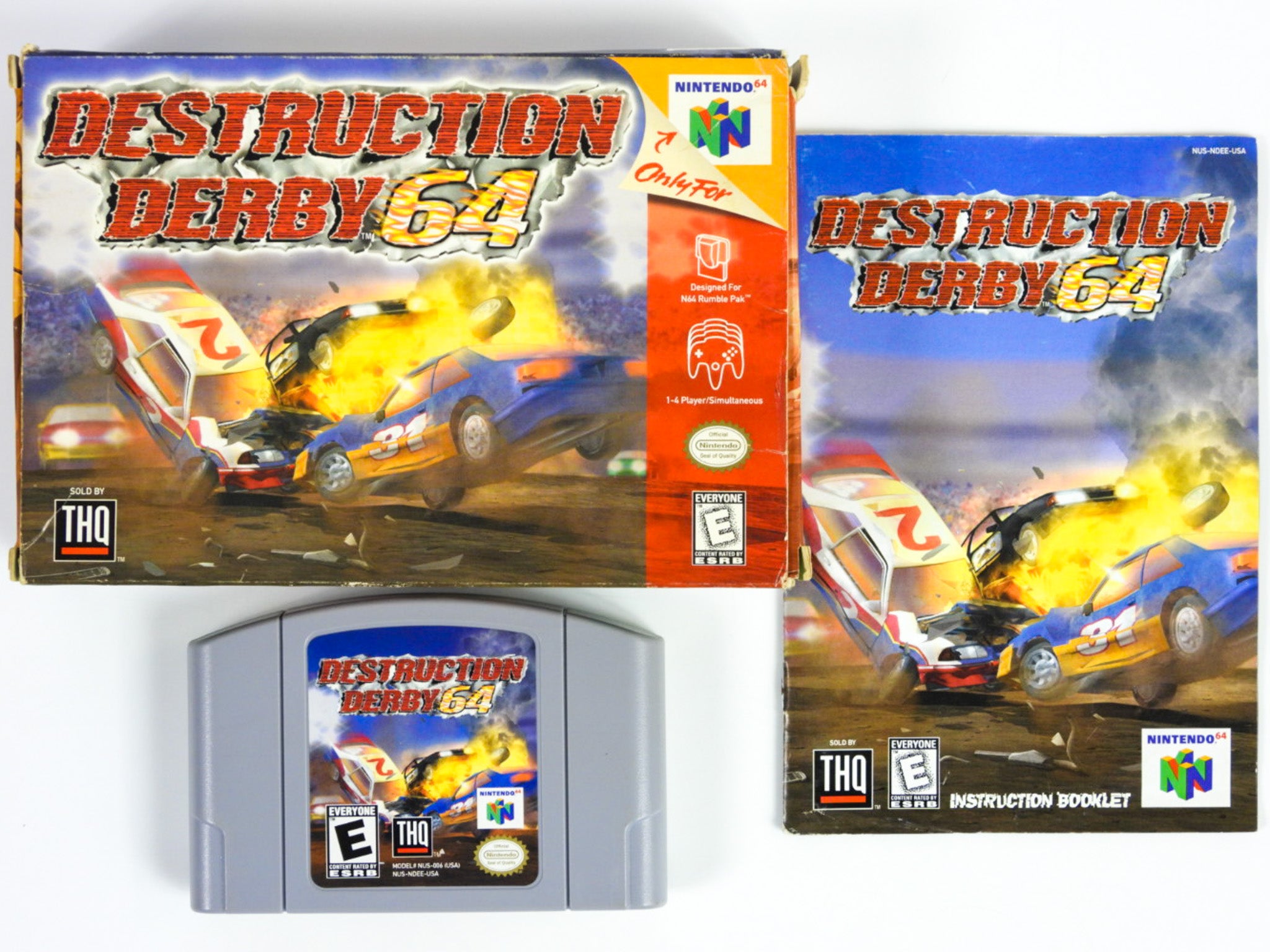 Destruction Derby 64 (Nintendo 64 / N64) – Retro MTL