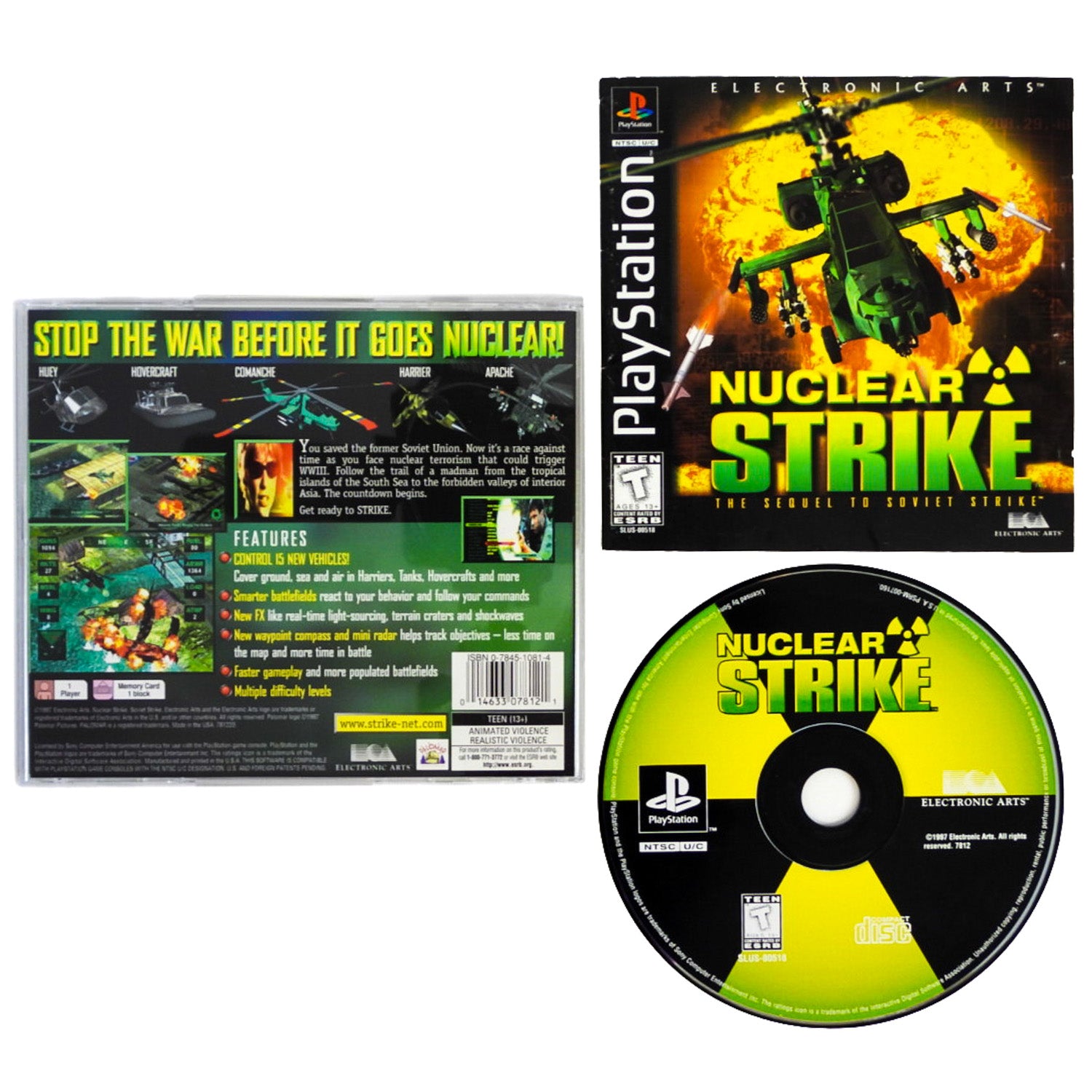 Nuclear Strike (PlayStation / PS1) – Retro MTL