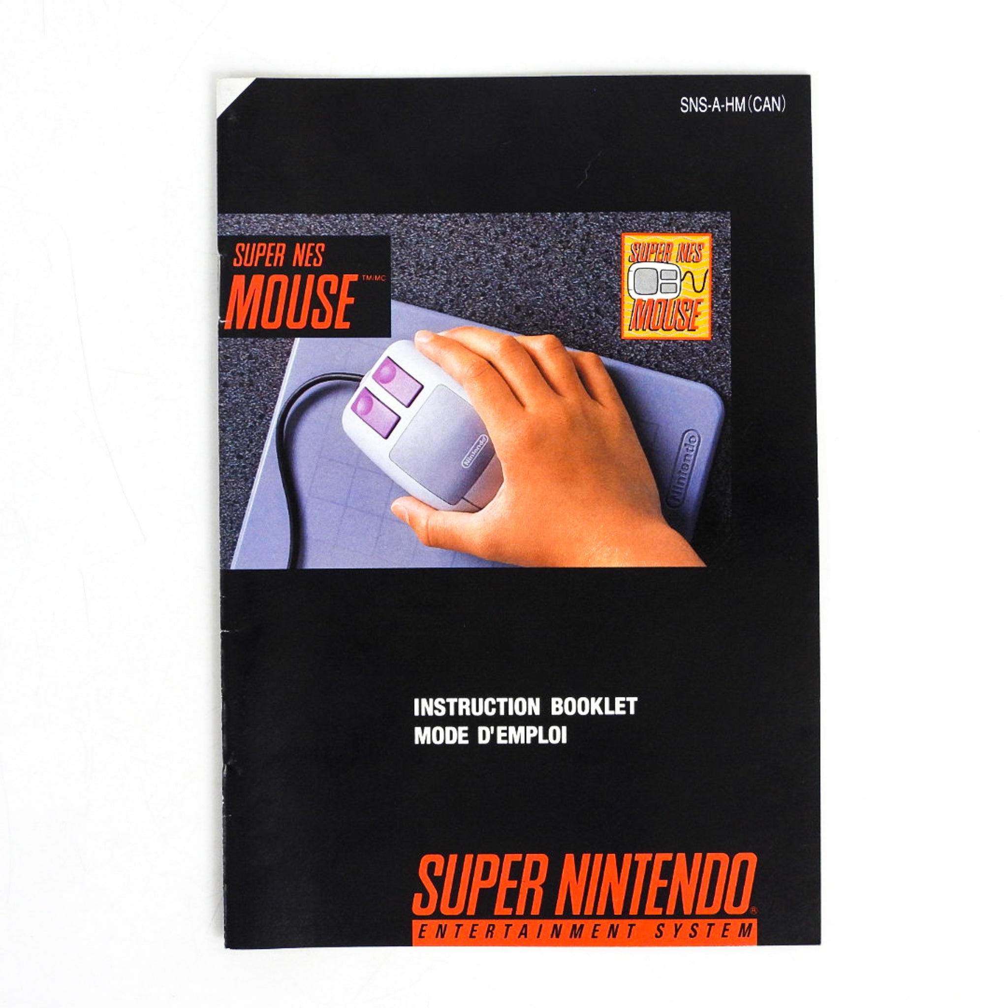 Super Nintendo Mouse [Manual] (Super Nintendo / SNES) – Retro MTL