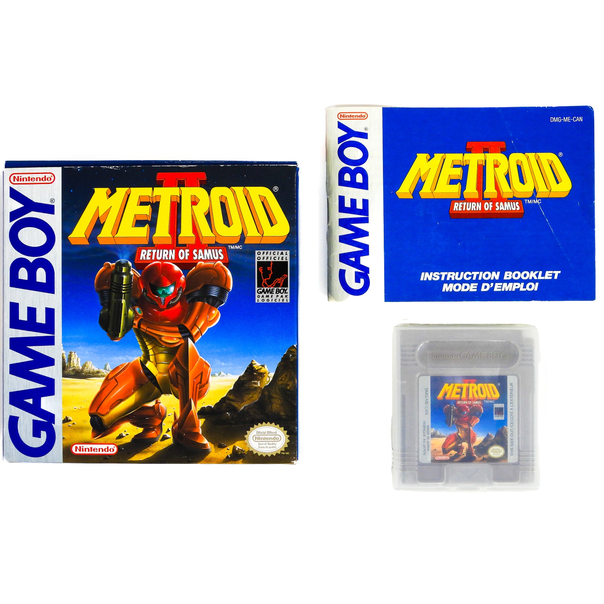 Metroid II 2 Return Of Samus [CAN Version] (Game Boy) – RetroMTL