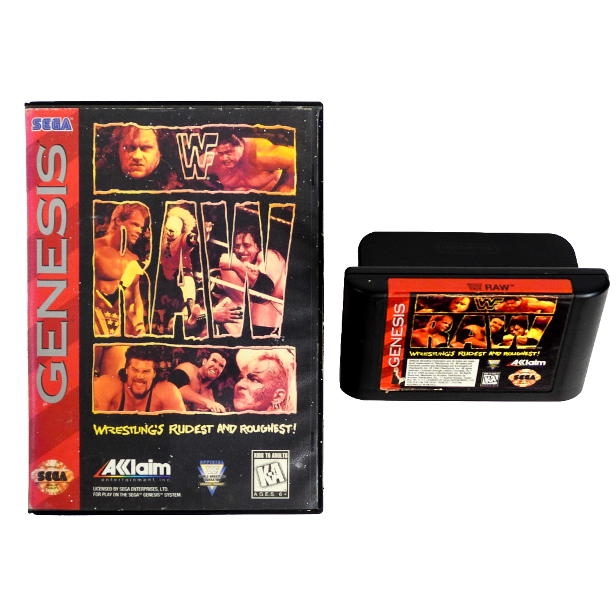 WWF Raw (Sega Genesis) – Retro MTL