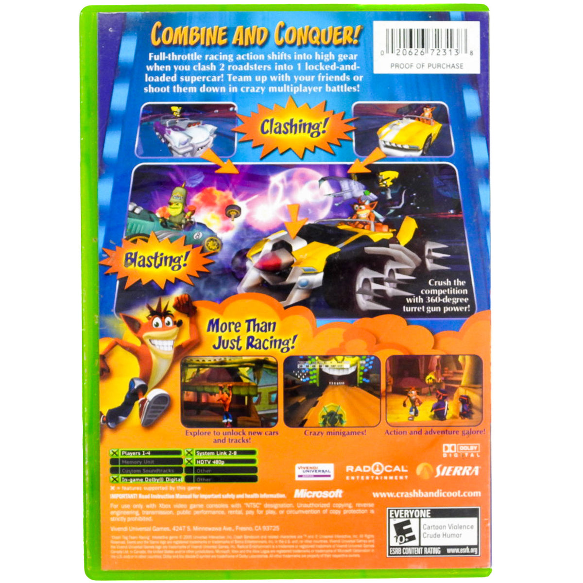 Crash: Tag Team Racing (Xbox) – Retro MTL