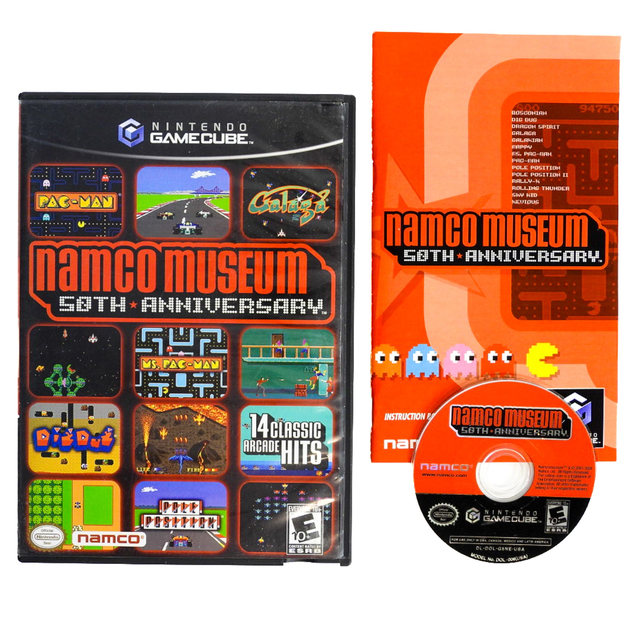 Namco Museum 50th Anniversary (Nintendo GameCube) – Retro MTL