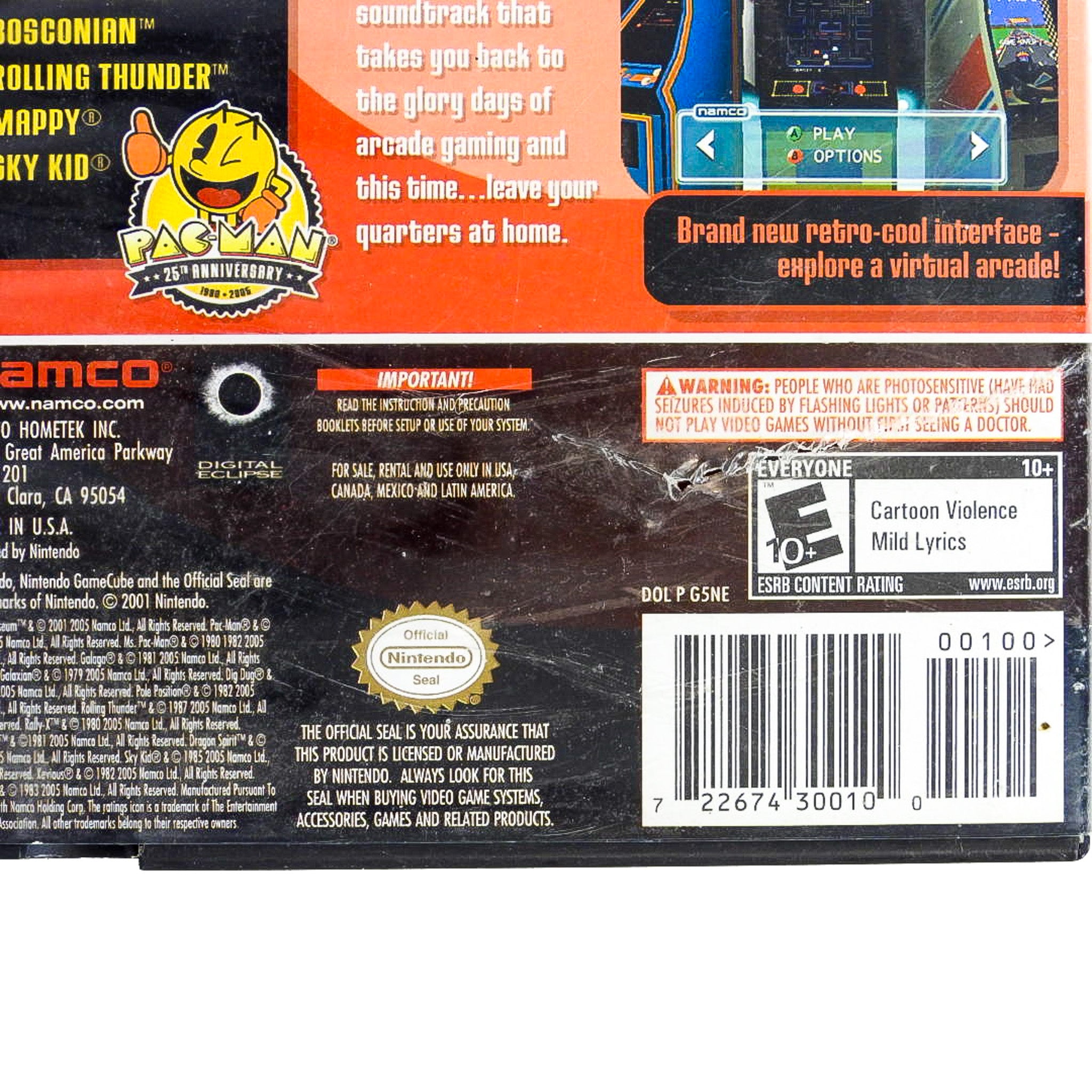 Namco Museum 50th Anniversary (Nintendo GameCube) – Retro MTL