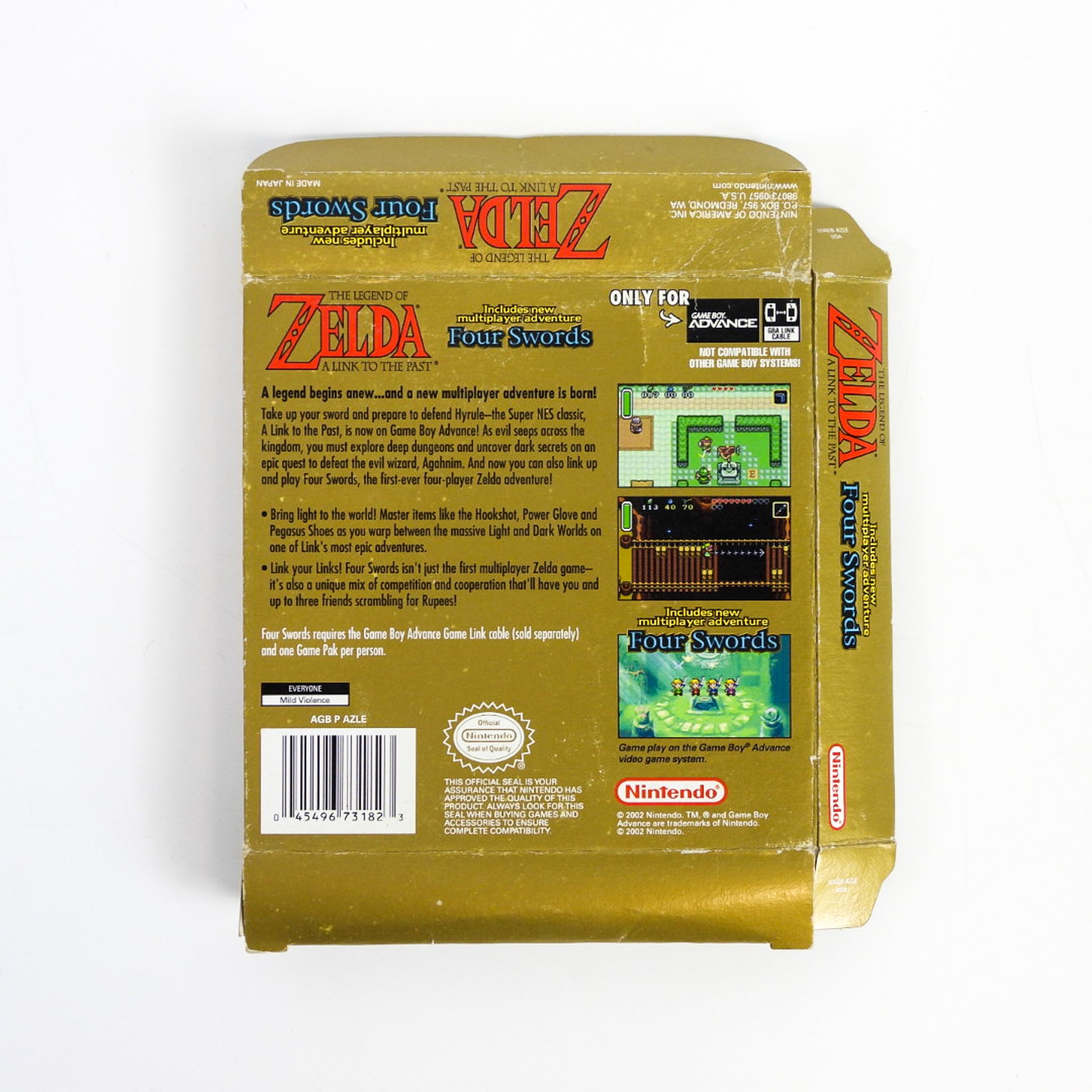 Zelda Link to the Past [Box] (Nintendo Game Boy Advance / GBA) – Retro MTL