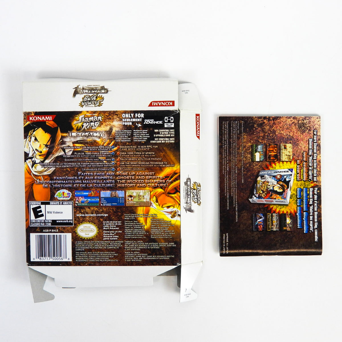 Shaman King Soaring Hawk [Box] (Nintendo Game Boy Advance / GBA ...