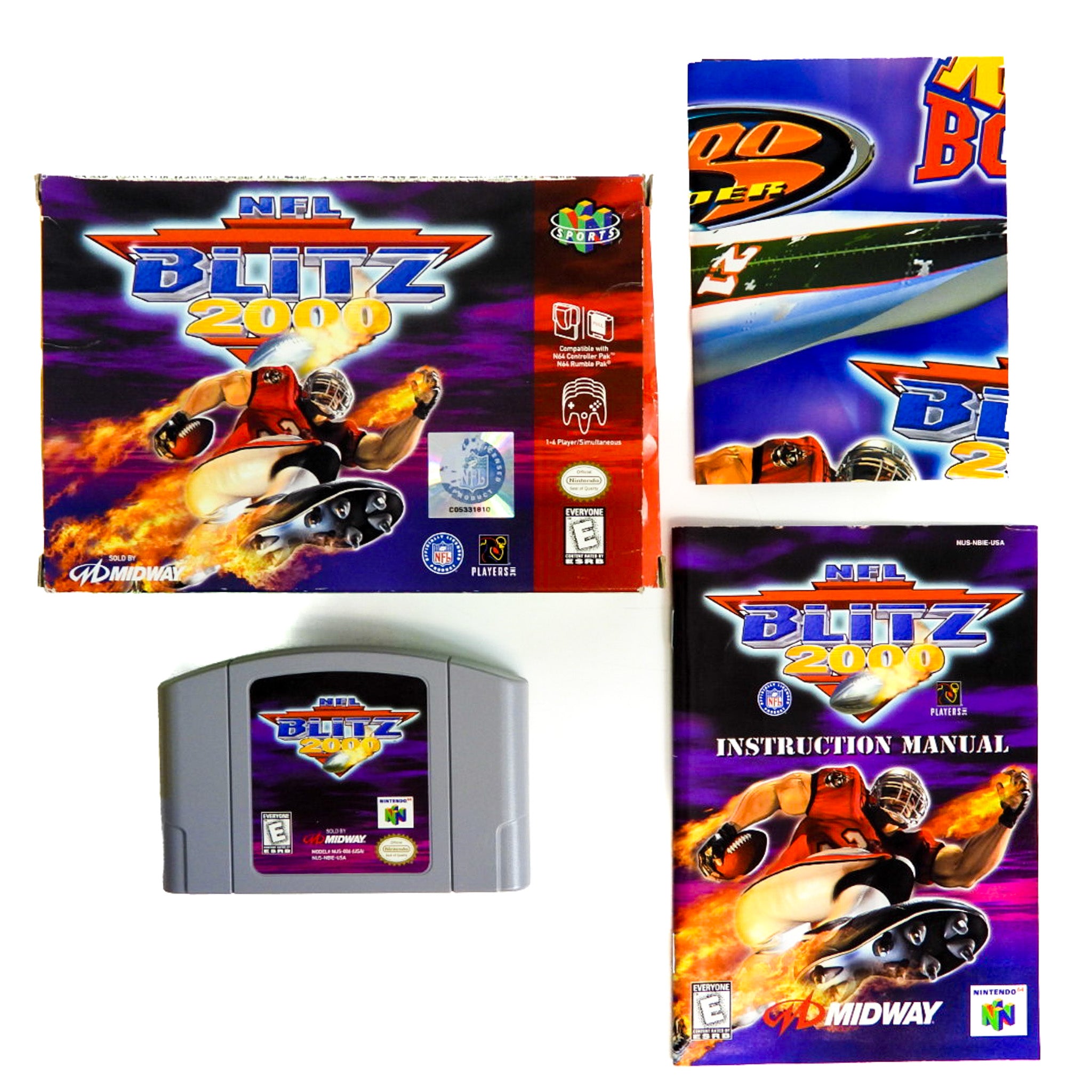 NFL Blitz 2000 (Nintendo 64 / N64) – Retro MTL