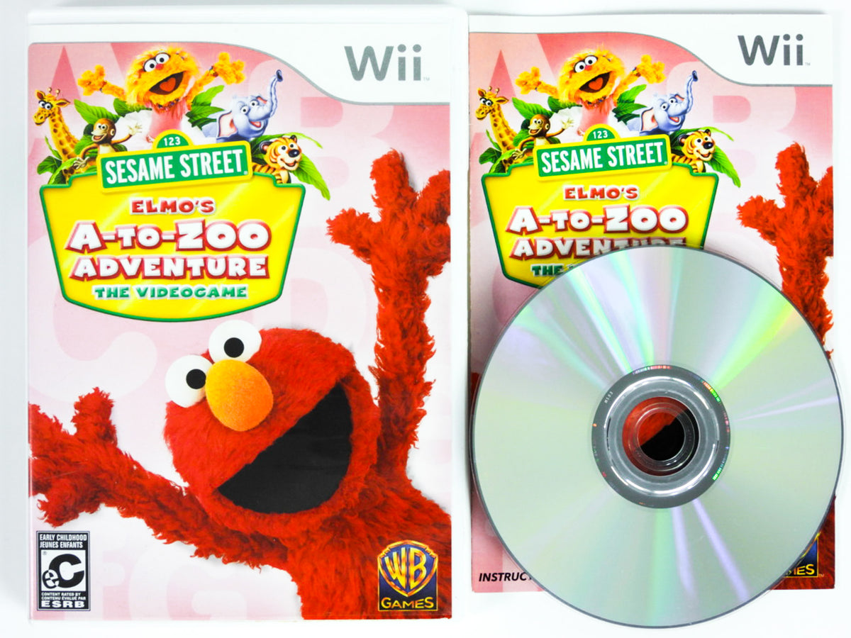 Sesame Street: Elmo's A-To-Zoo Adventure (Nintendo Wii) – Retro MTL