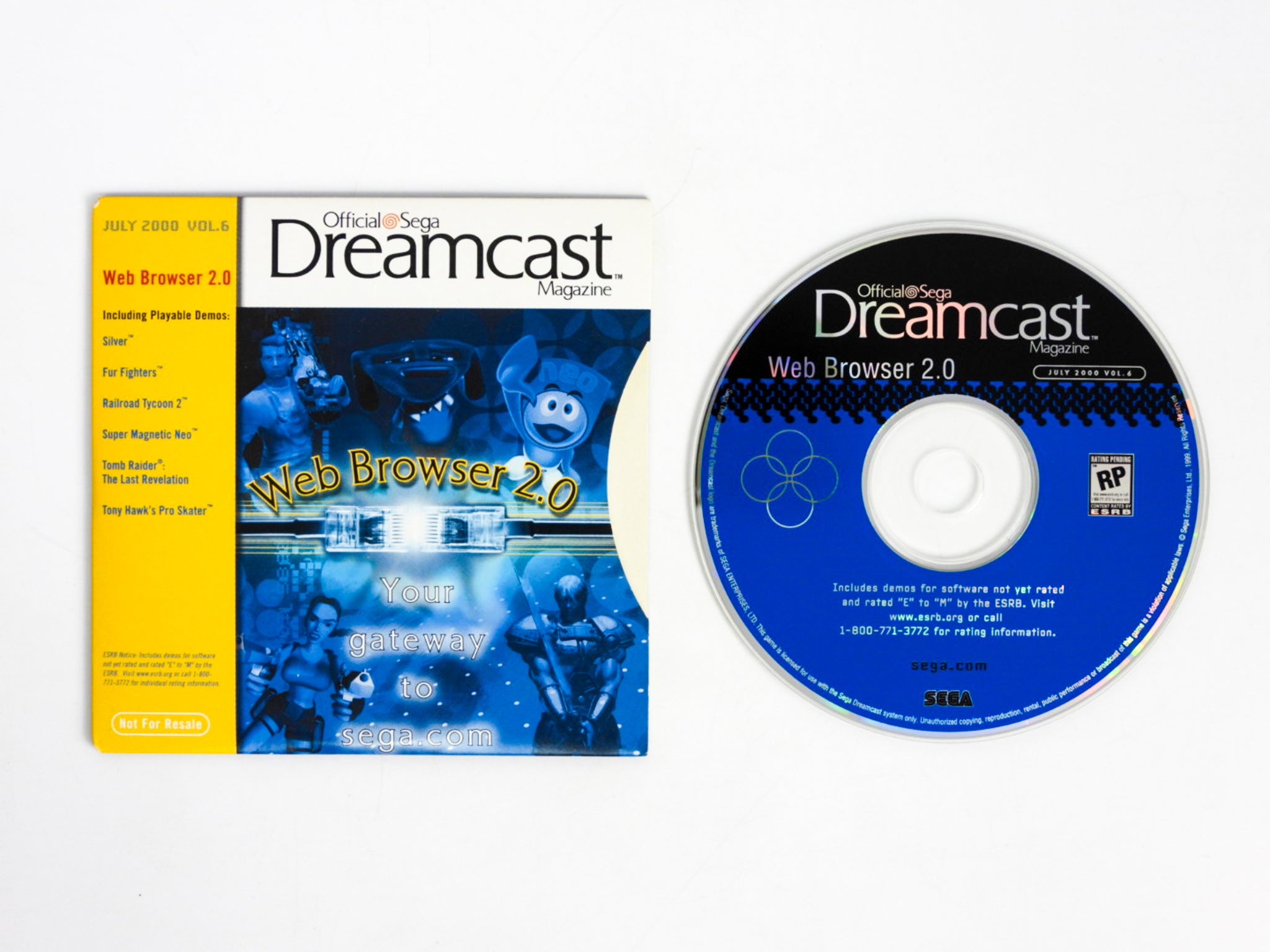 Official Sega Dreamcast Magazine Disc Volume 6 [July 2000] (Sega Dream ...