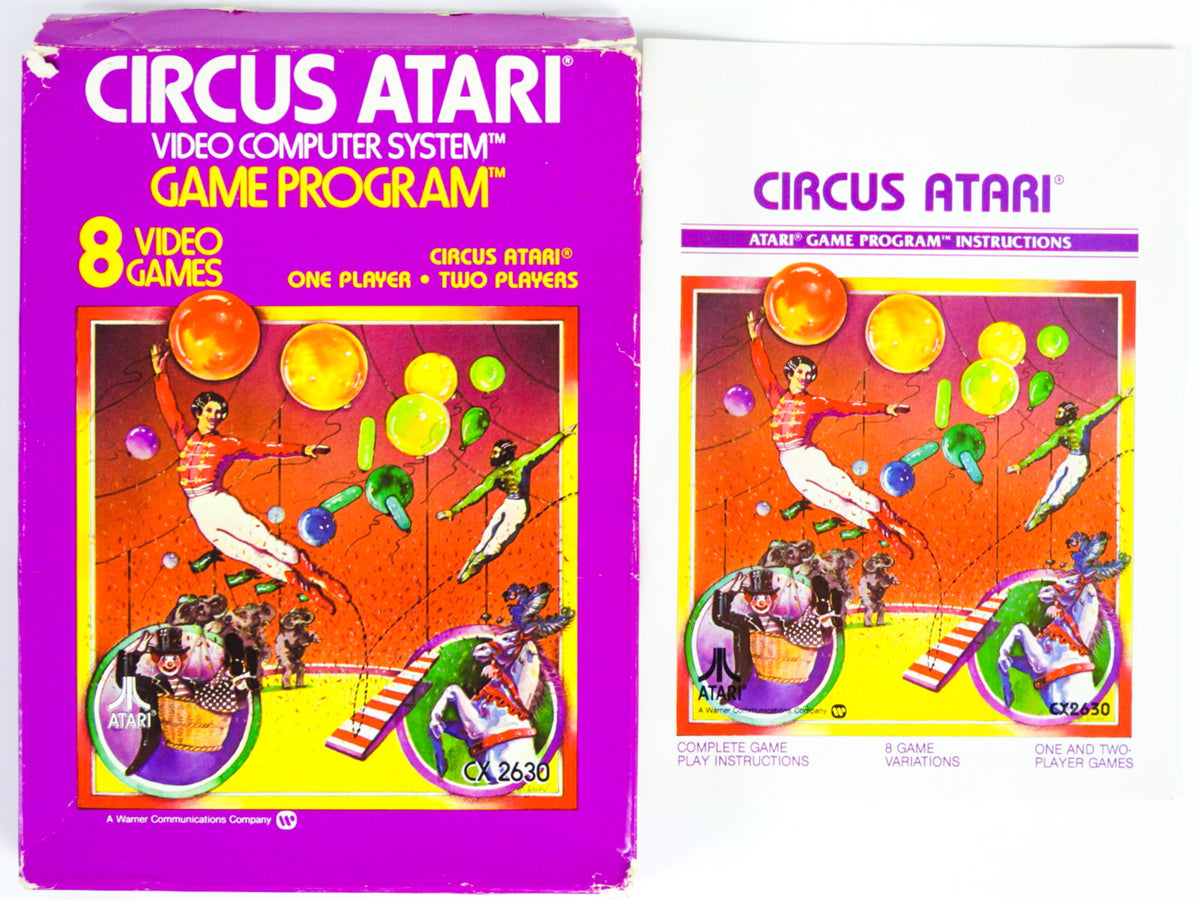 Circus Atari [Picture Label] (Atari 2600) – Retro MTL