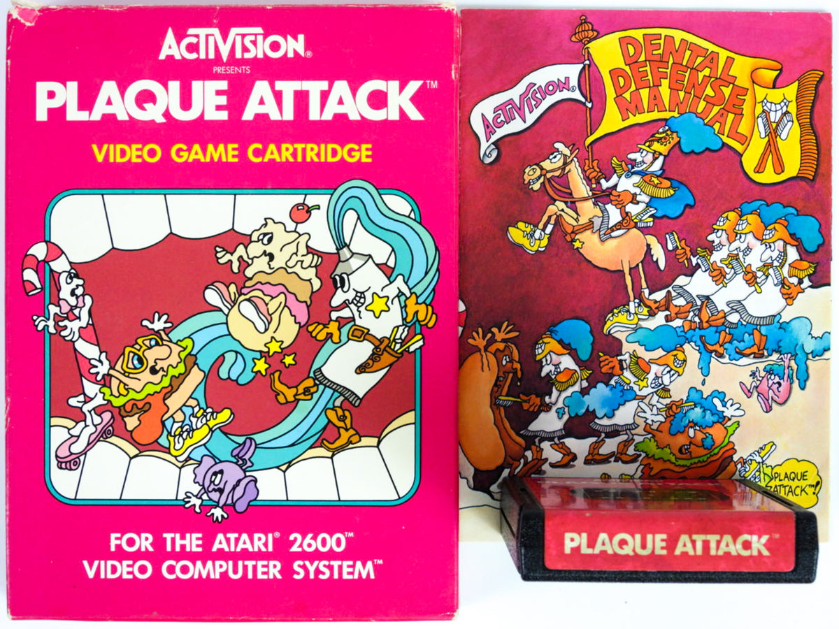 Plaque Attack [Picture Label] (Atari 2600) – RetroMTL