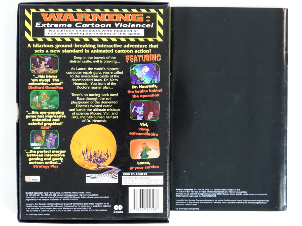 Brain Dead 13 [Long Box] (Playstation / PS1) – Retro MTL