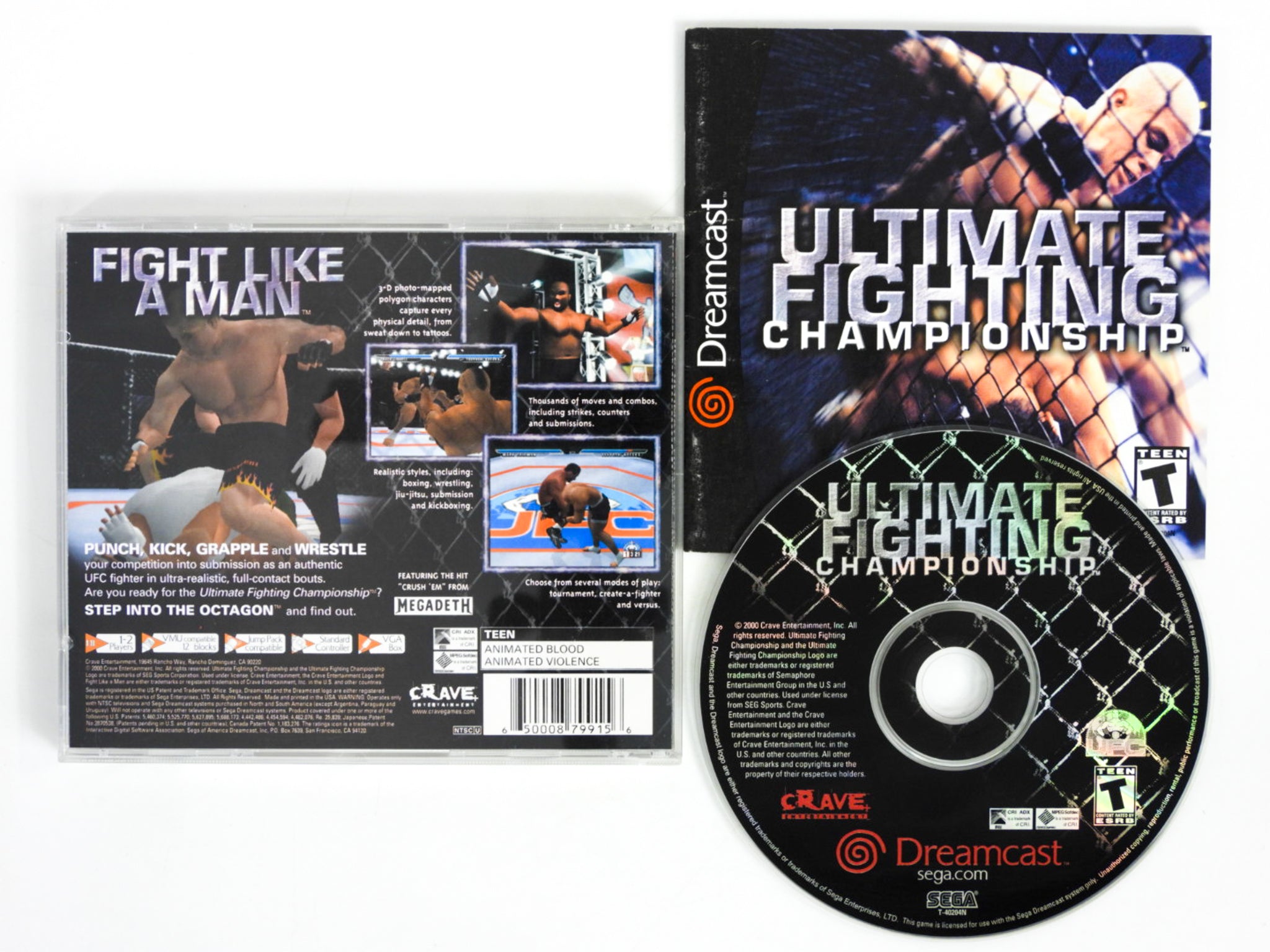 Ultimate Fighting Championship (Sega Dreamcast) – RetroMTL