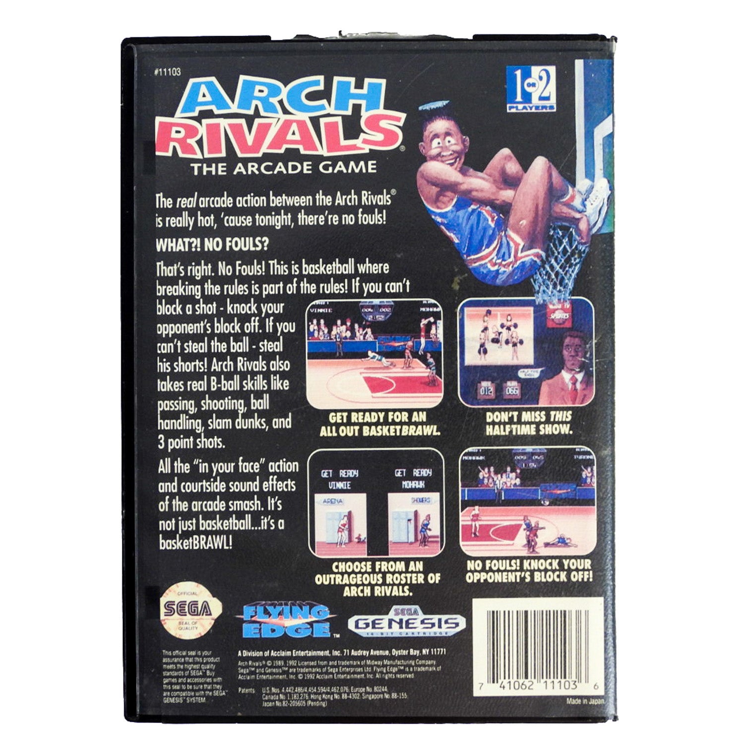 Arch Rivals (Sega Genesis) – Retro MTL