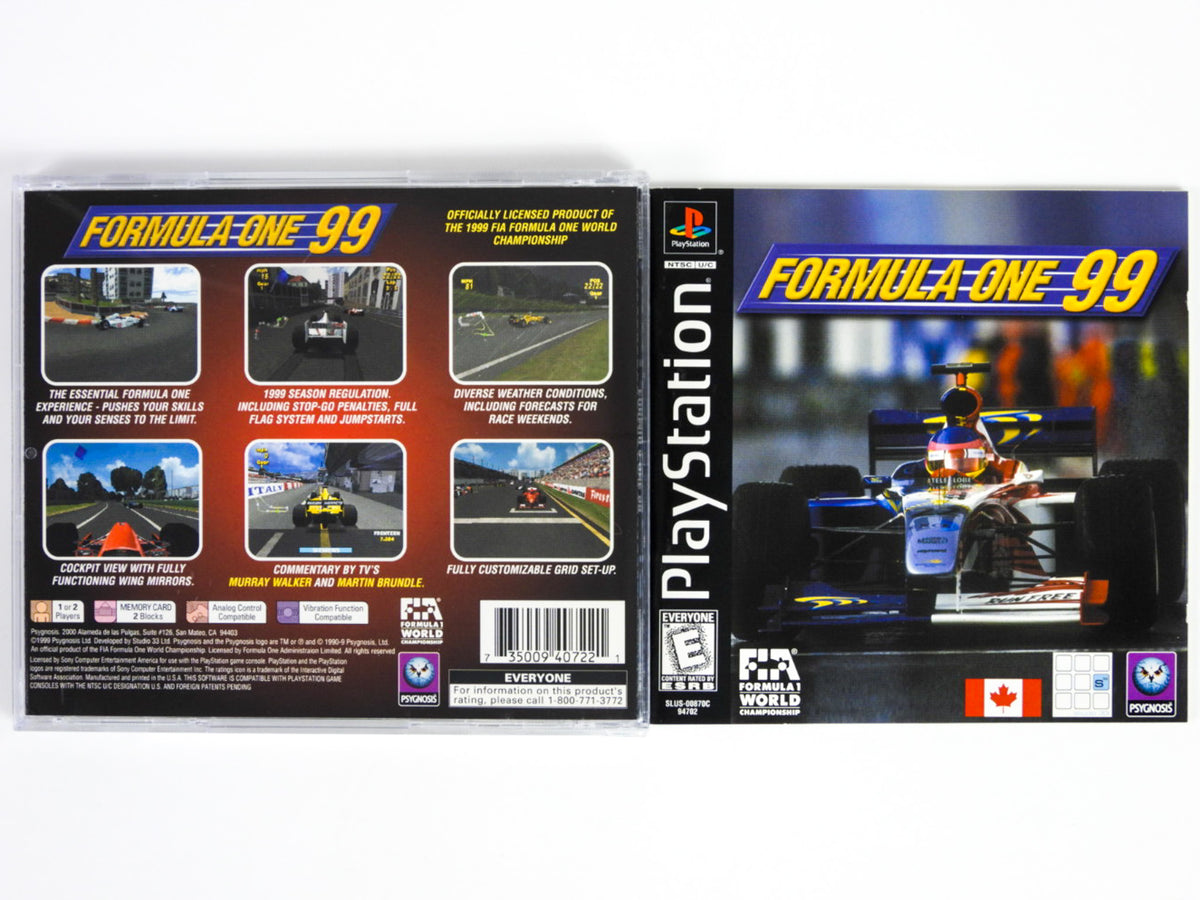 Formula One 99 (PlayStation / PS1) – Retro MTL