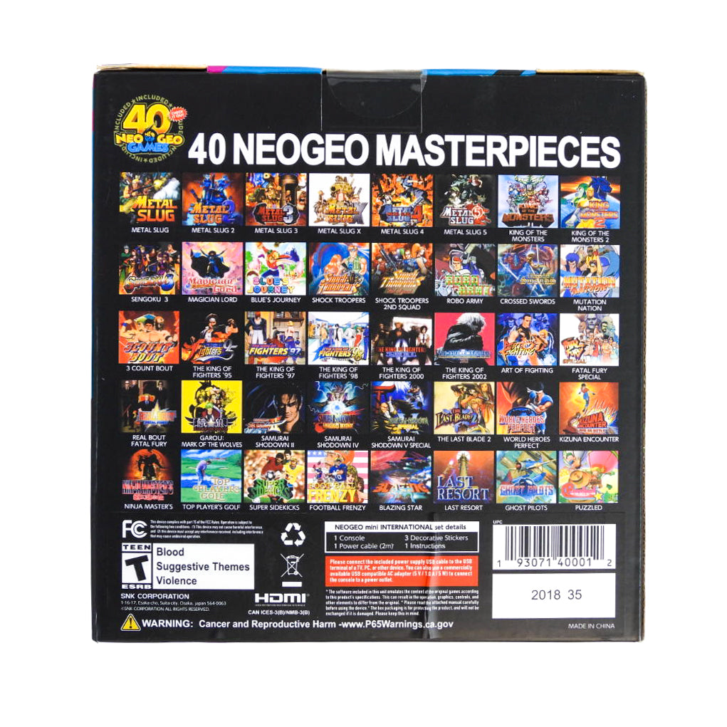 Neo Geo MVS Mini International – Retro MTL